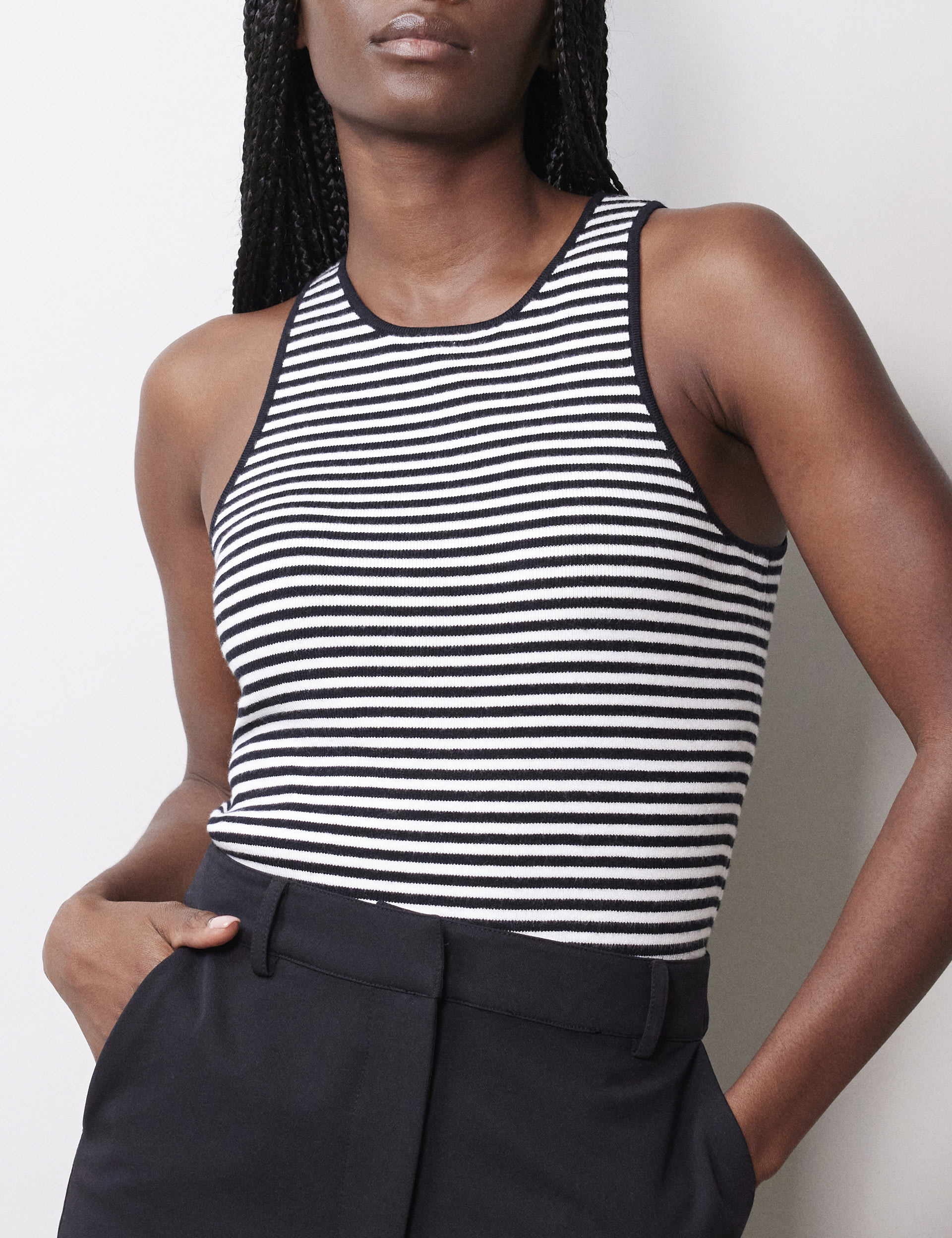 Striped Vest Top | Albaray | M&S