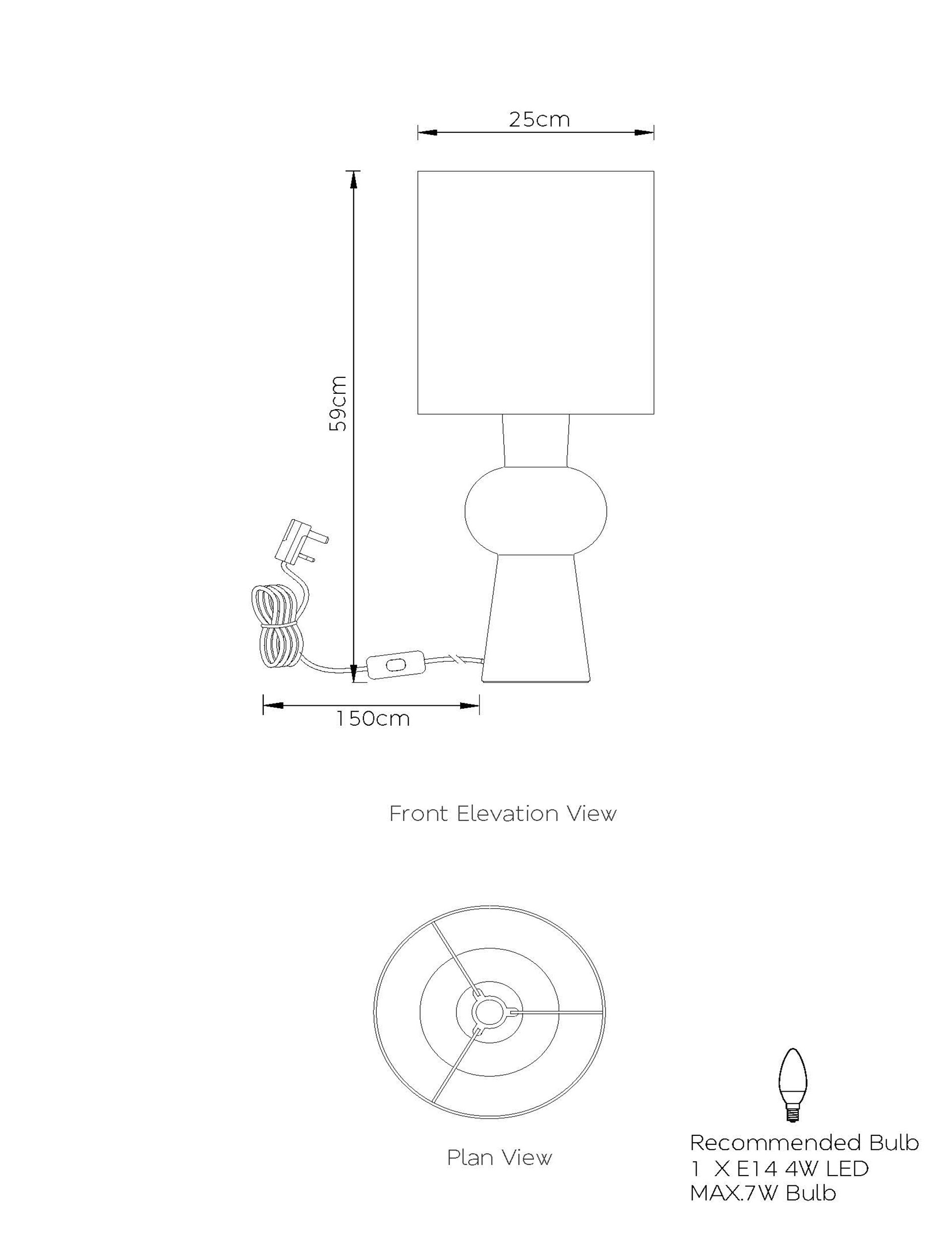 Theo Table Lamp | M&S Collection | M&S