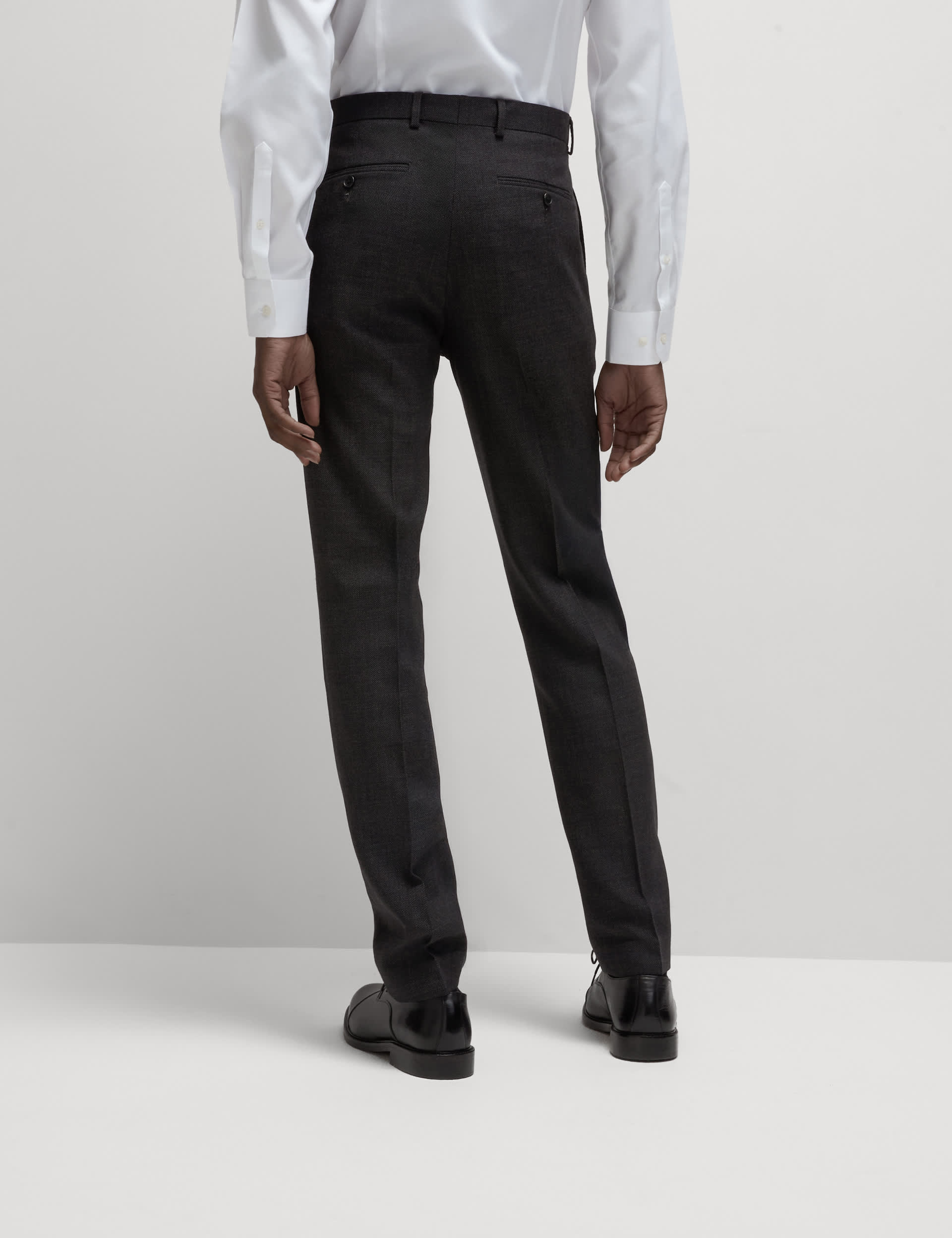 Slim Fit Pure Wool Textured Suit | M&S