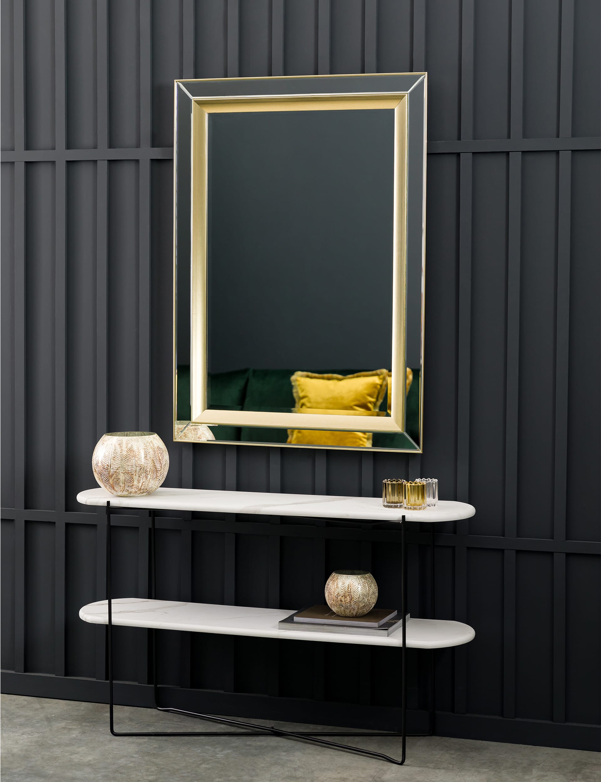 Phantom Extra Large Rectangular Wall Mirror | Gallery Direct | M&S