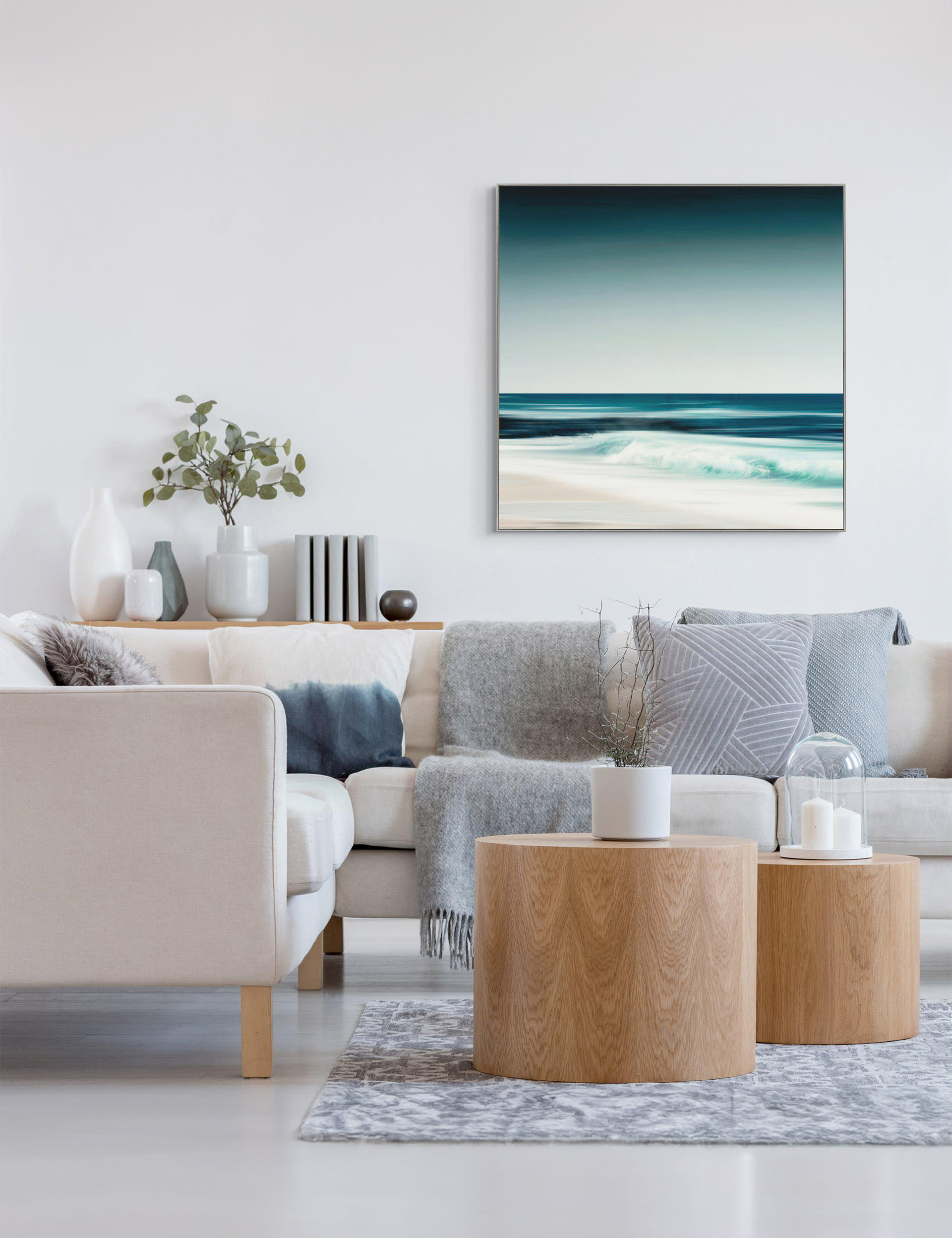 Out of the Blue Nature Square Framed Art | Gallery Direct | M&S