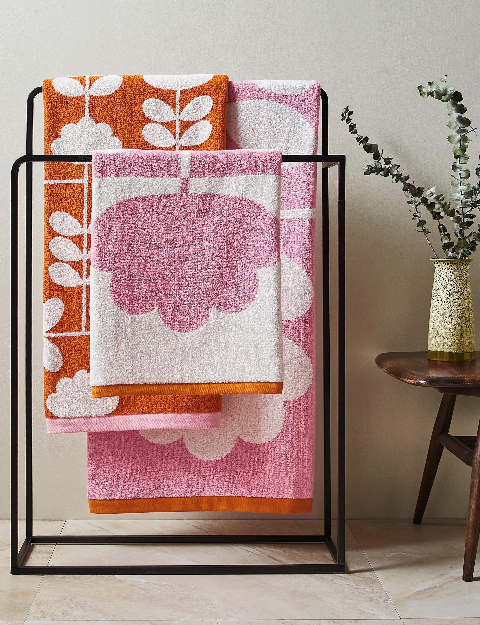 Pure Cotton Cut Stem Bath Towel | Orla Keily | M&S