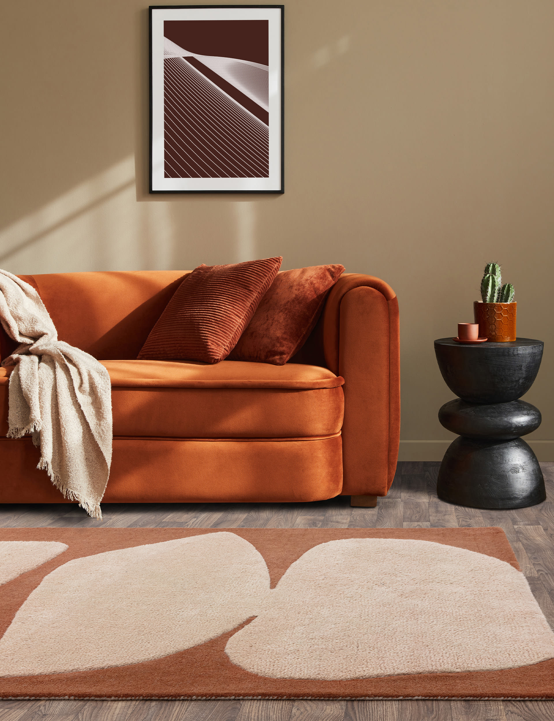 Canvas Collage Pure Wool Rug | Asiatic | M&S