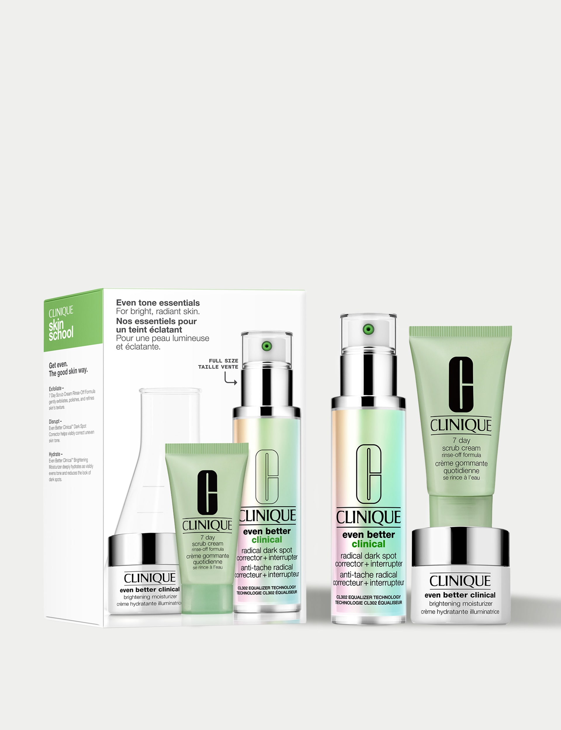 Skin School Supplies: Even Tone Essentials Brightening Skincare Set ...