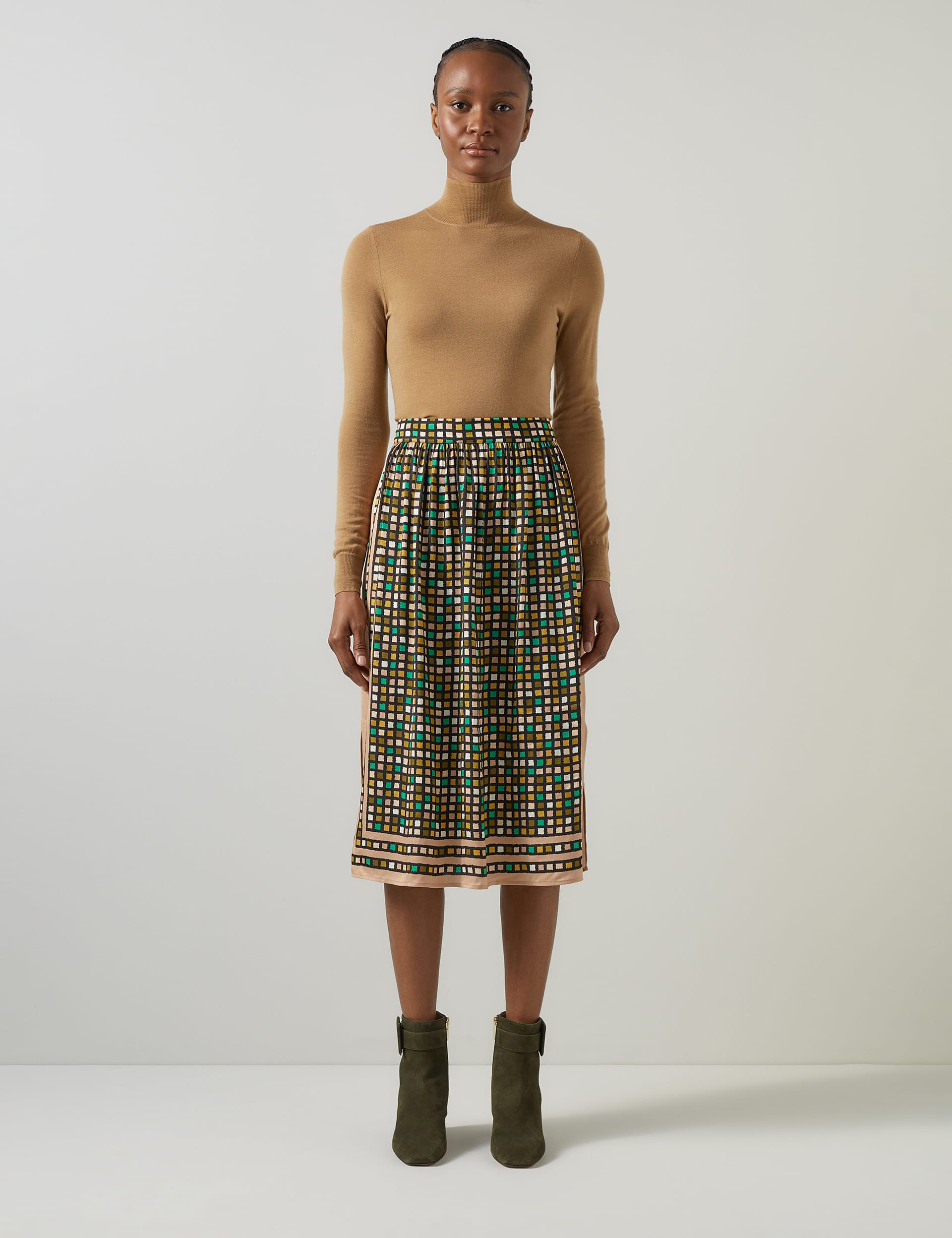 Pure Merino Wool Roll Neck Knitted Top | LK BENNETT | M&S