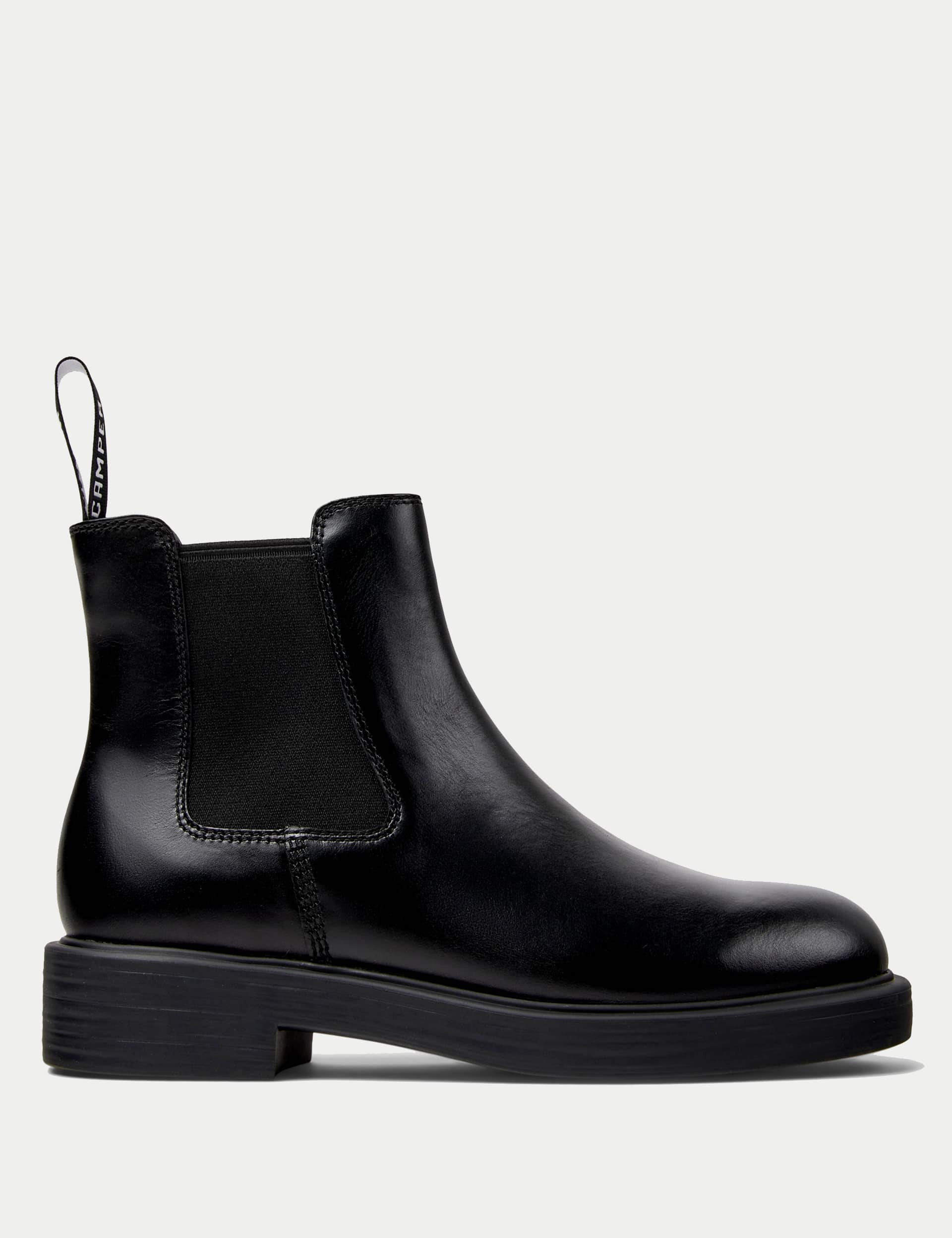 Leather Chelsea Block Heel Ankle Boots | CAMPER | M&S