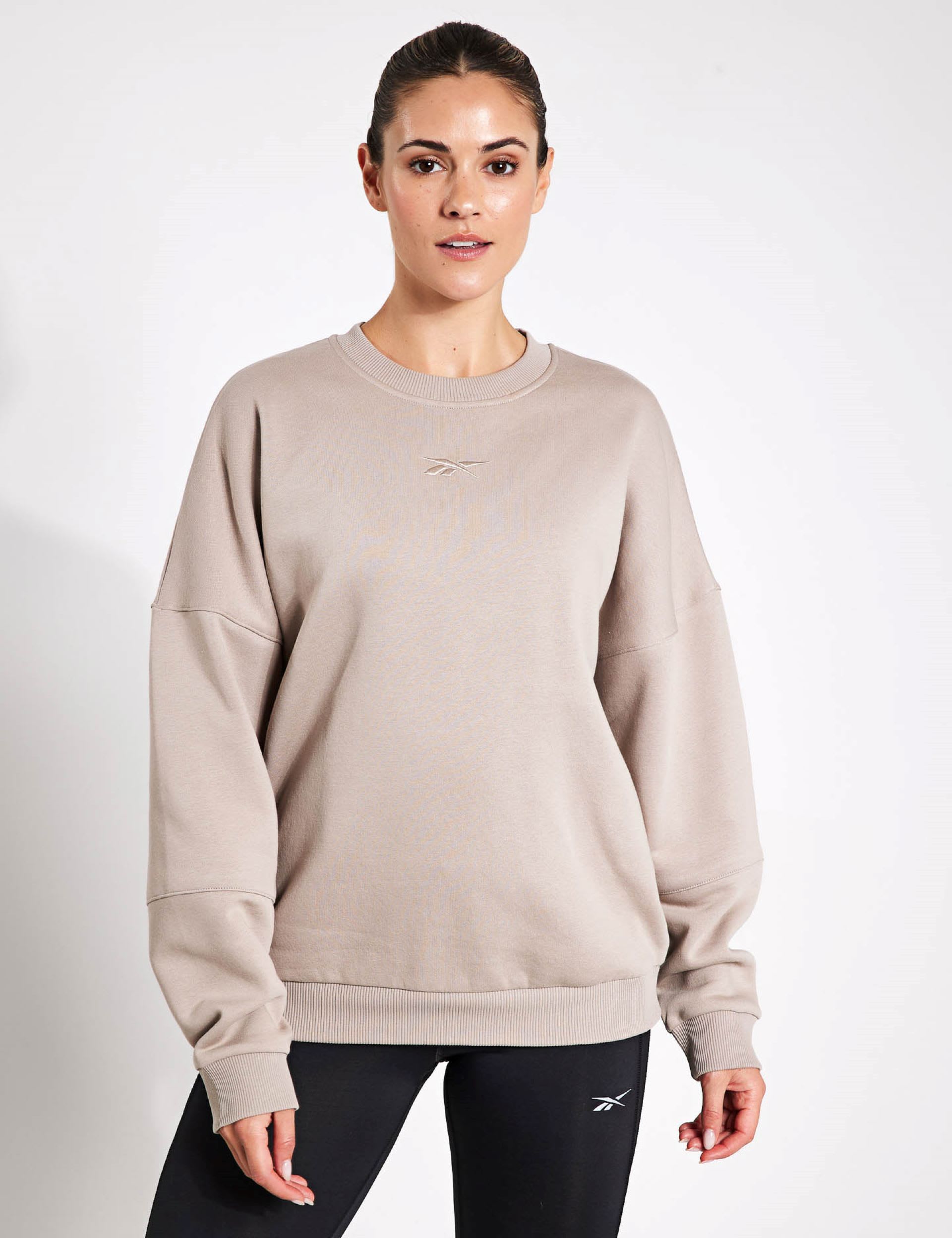 Lux Oversized Crew Neck Sweatshirt | Reebok | M&S