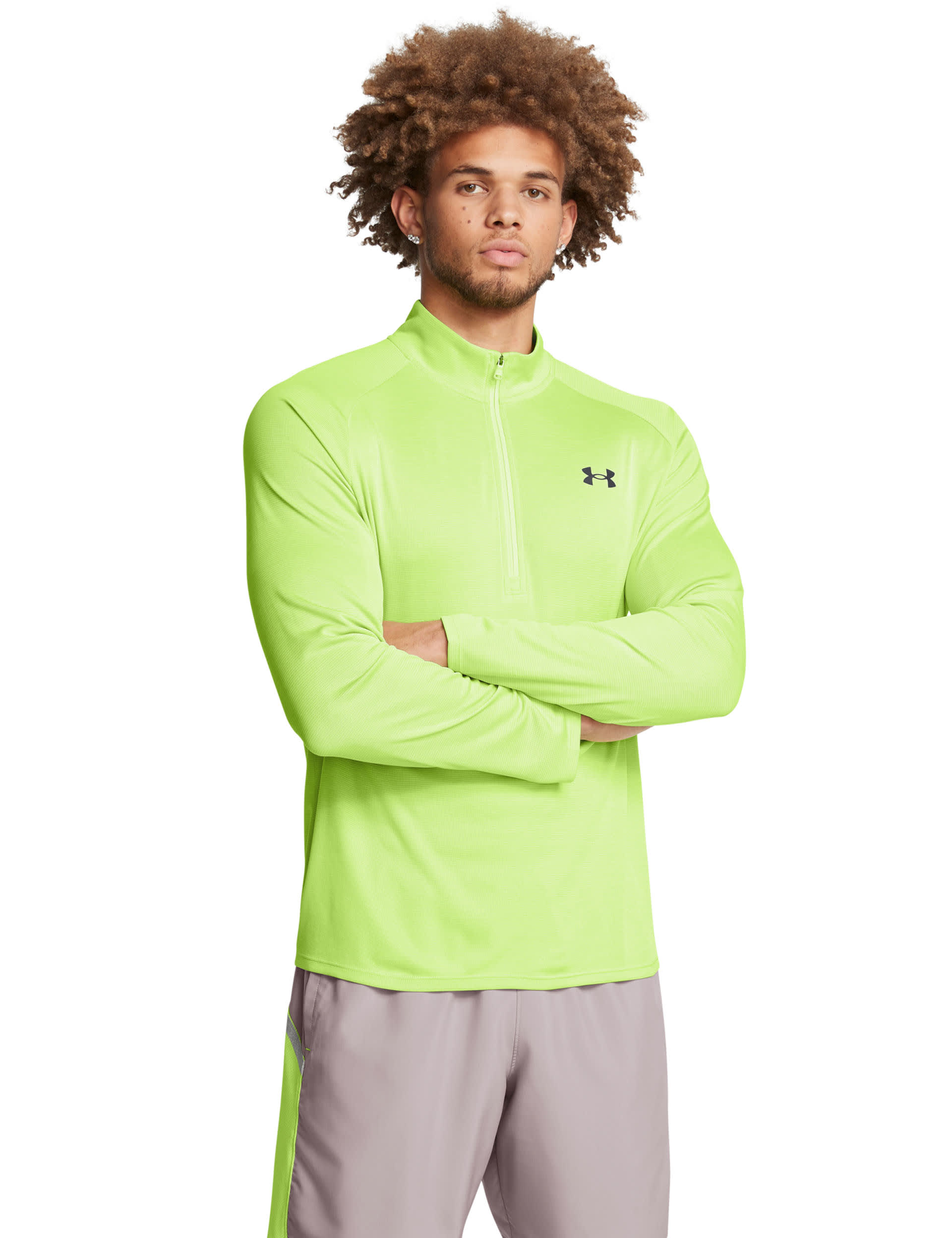Tech Textured Half Zip Training Top | Under Armour | M&S