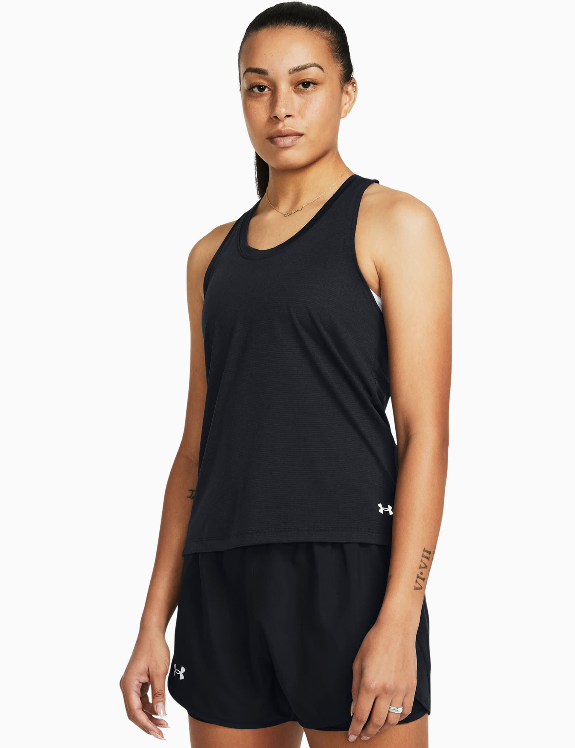Launch Scoop Neck Racer Back Running Vest Top | Under Armour | M&S