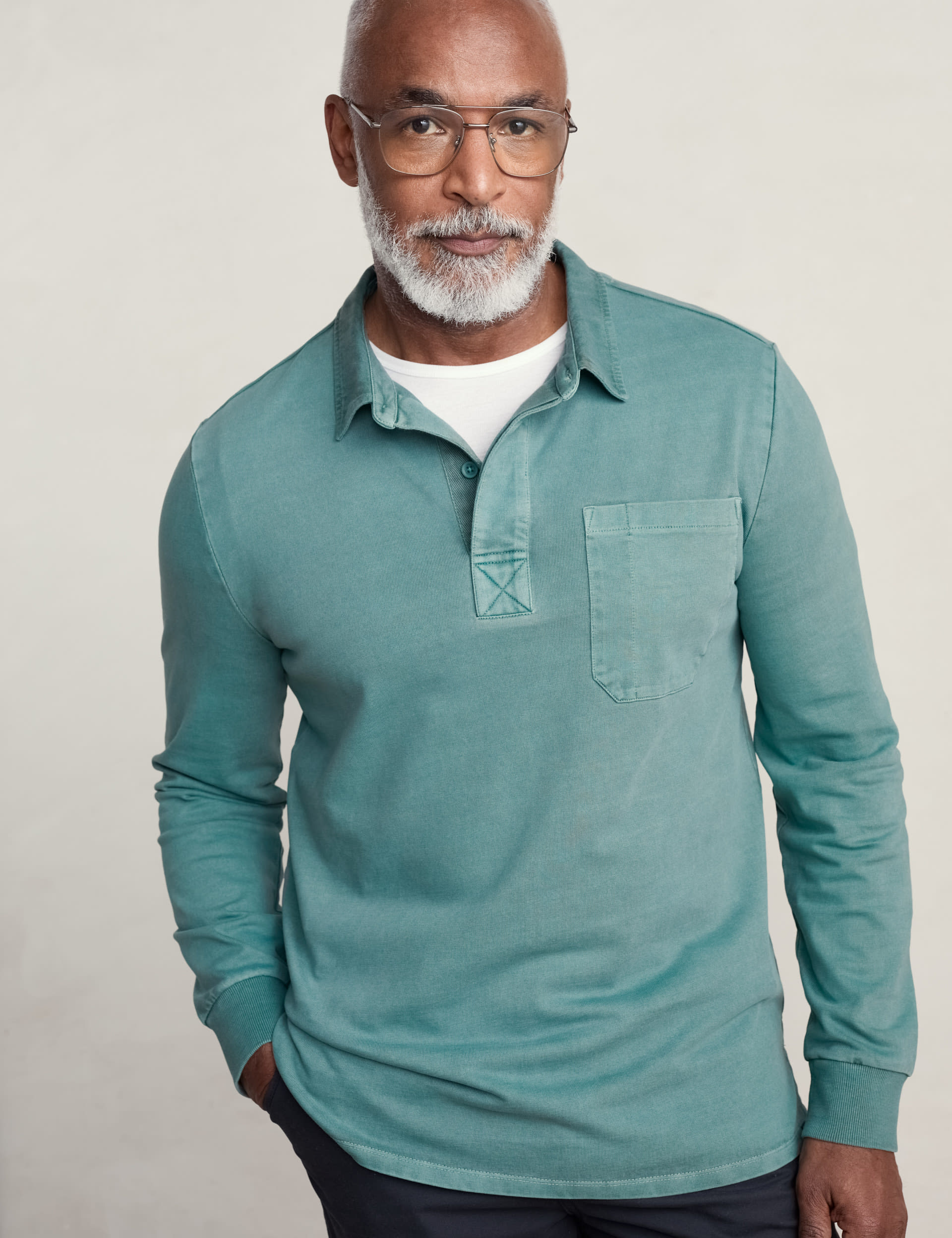 Cotton Long Sleeve Rugby Top | Seasalt Cornwall | M&S