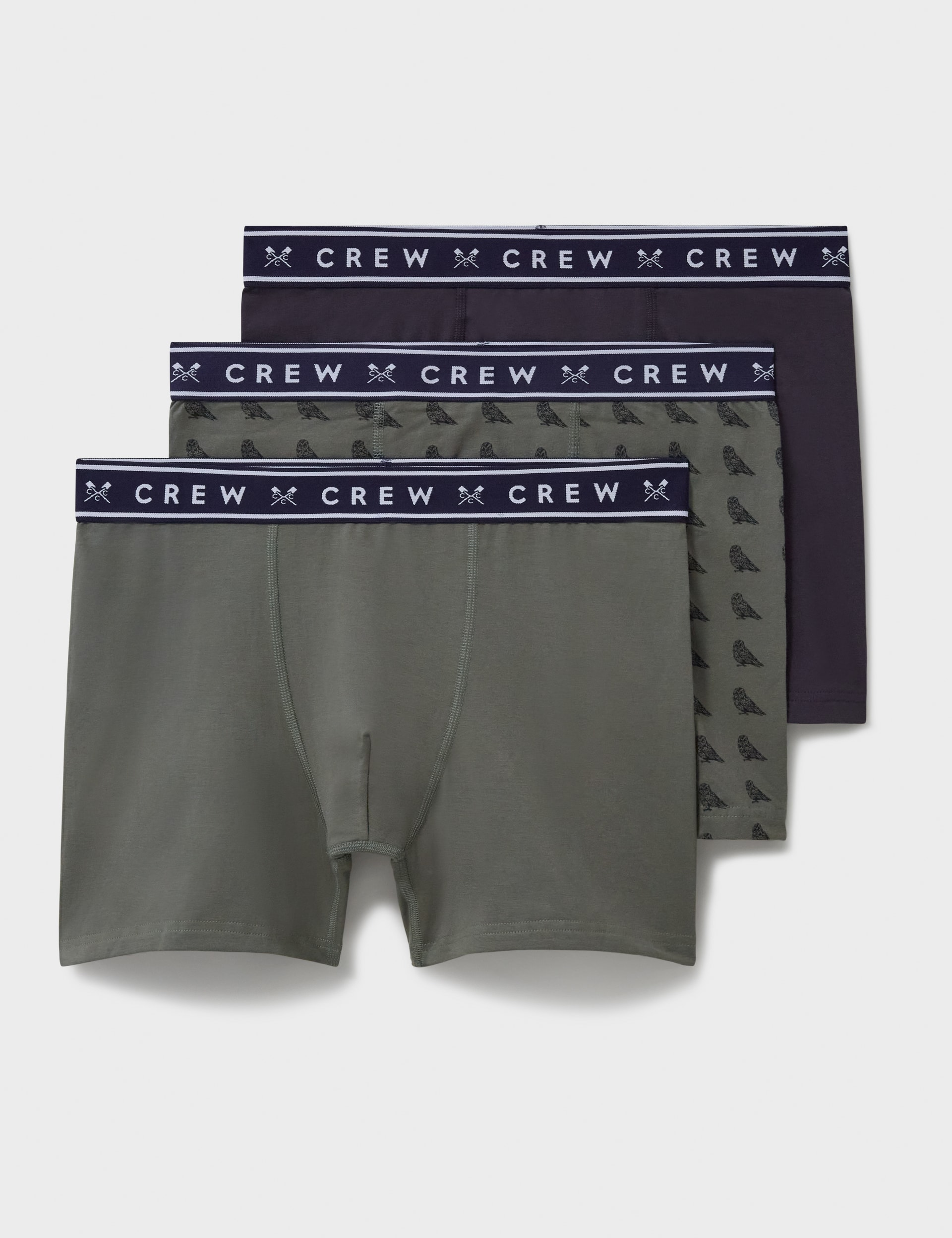 3 Pack Jersey Boxers Box | Crew Clothing | M&S