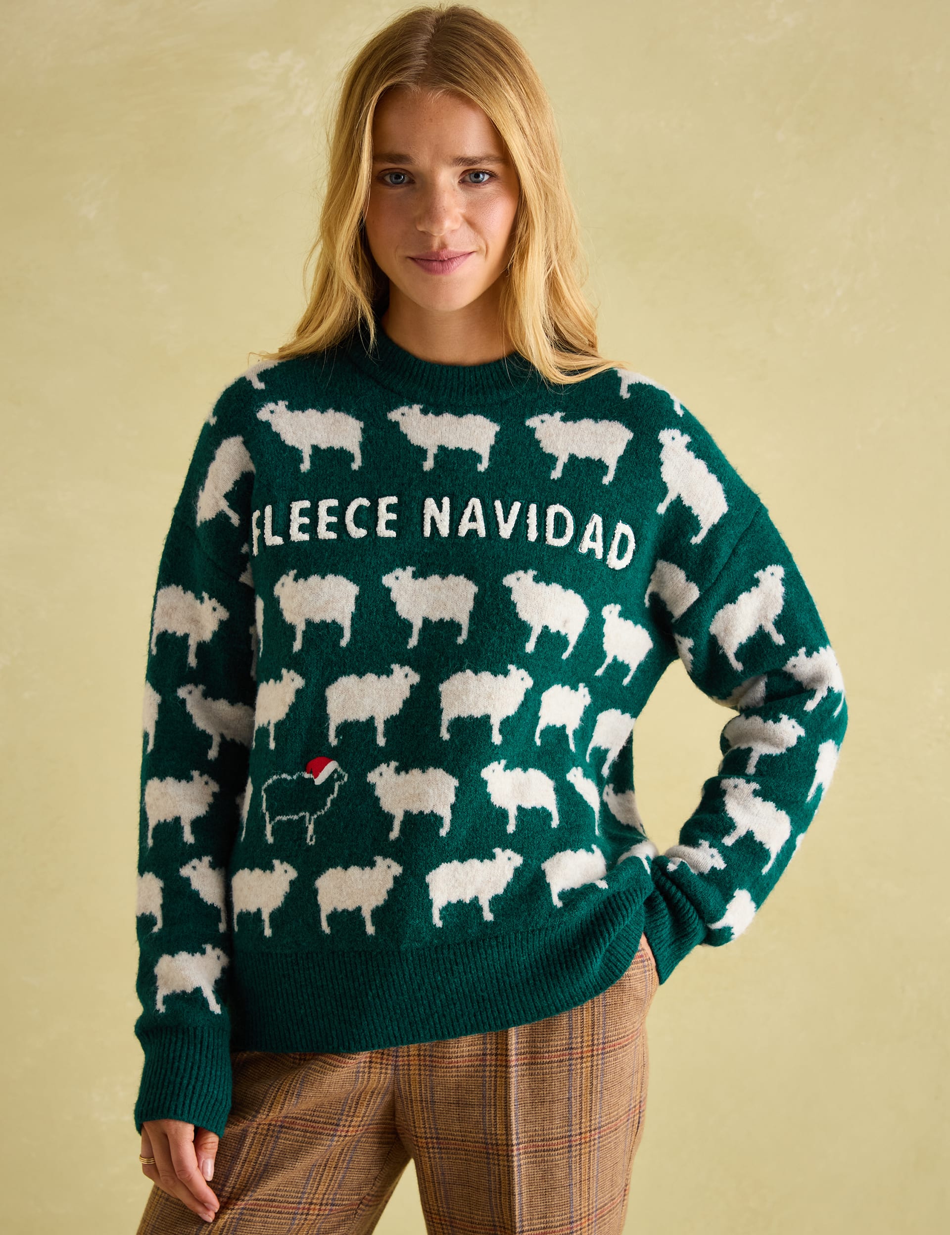 Textured Crew Neck Jumper | Joules | M&S