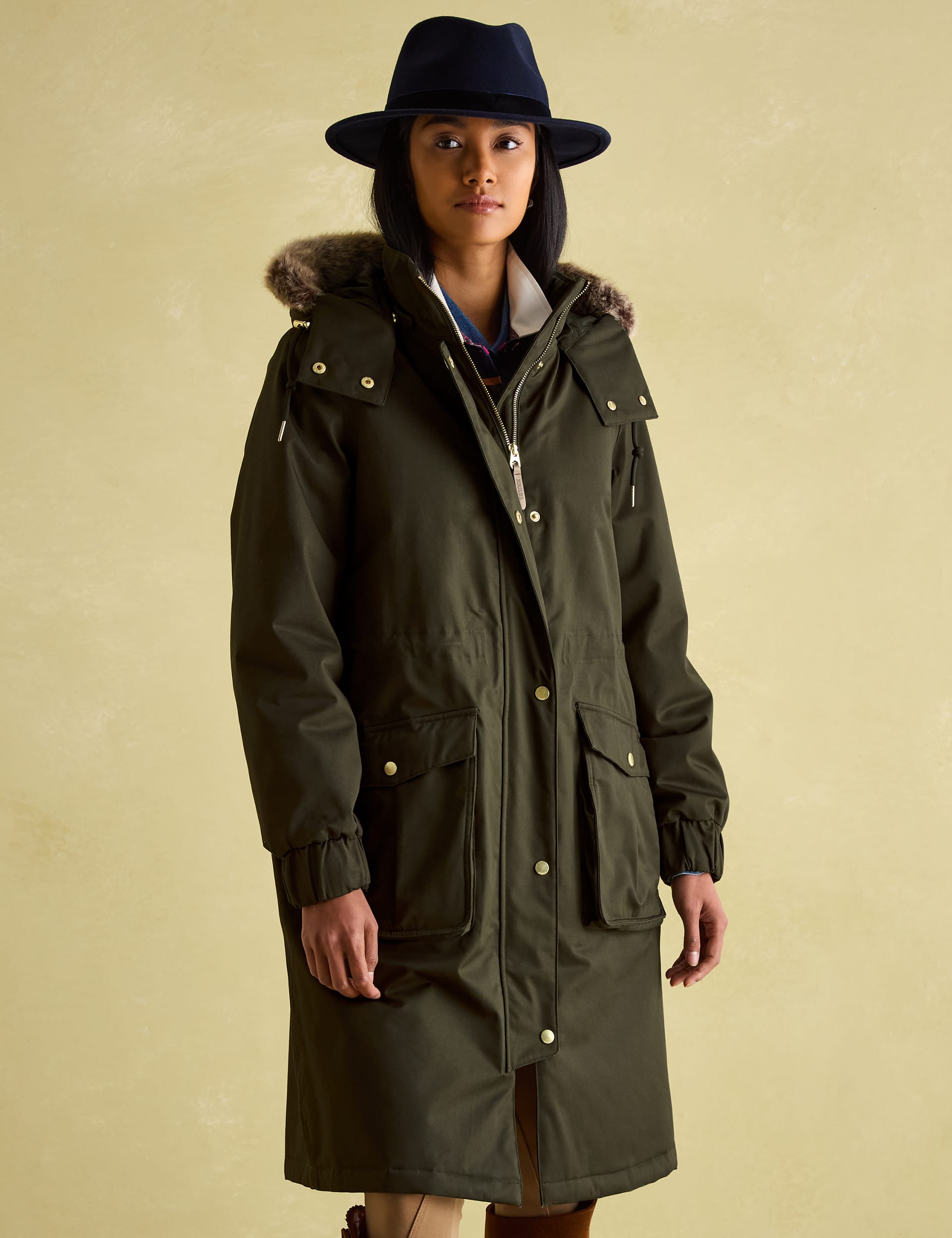 Pure Cotton Waterproof Raincoat | Joules | M&S