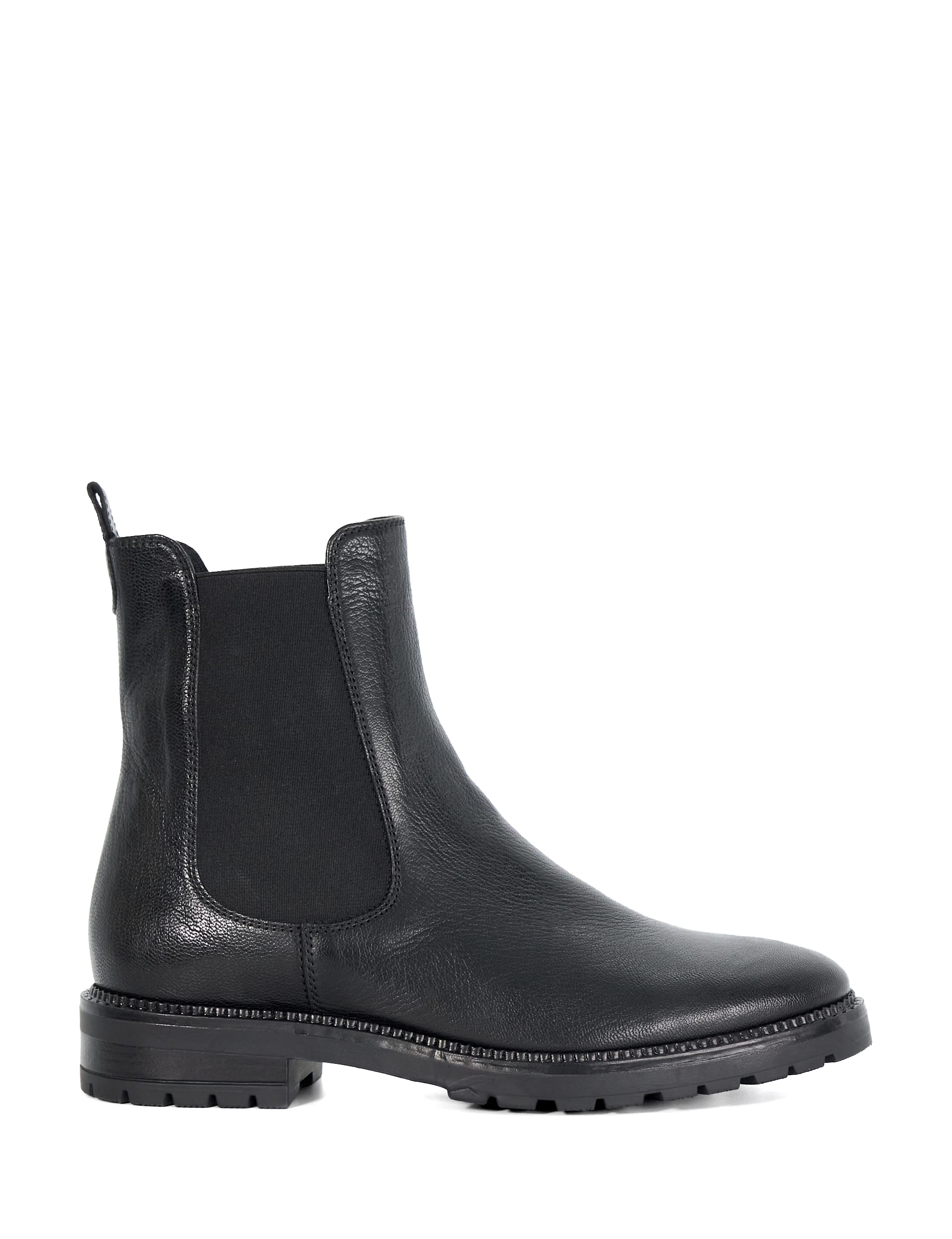 Leather Chelsea Block Heel Boots | Dune London | M&S