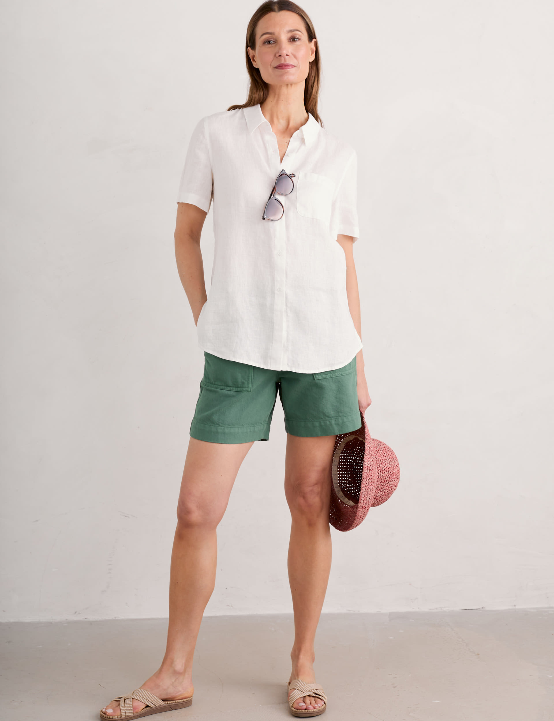 Pure Linen Collared Shirt | Seasalt Cornwall | M&S
