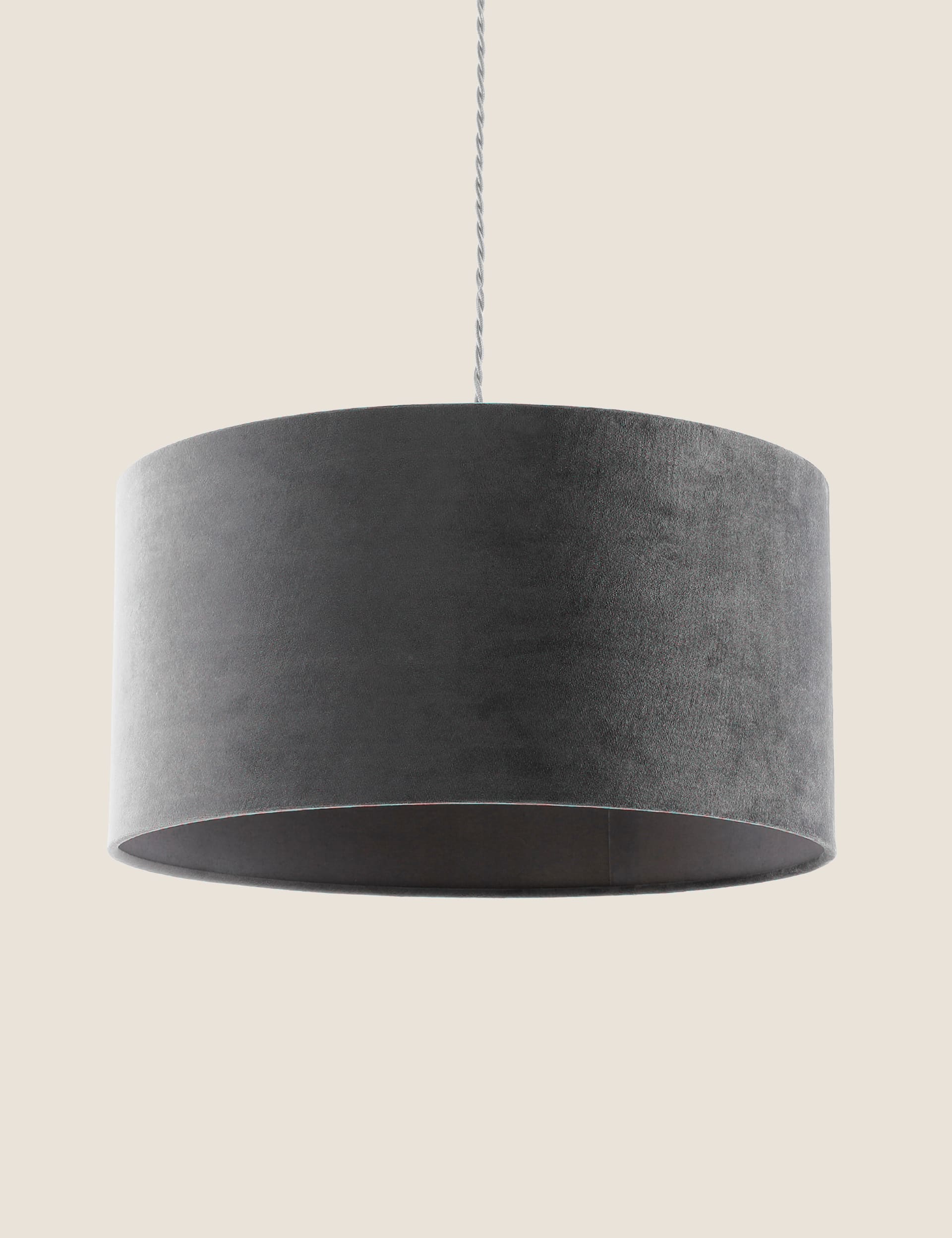 Velvet Oversized Ceiling Lamp Shade | M&S Collection | M&S