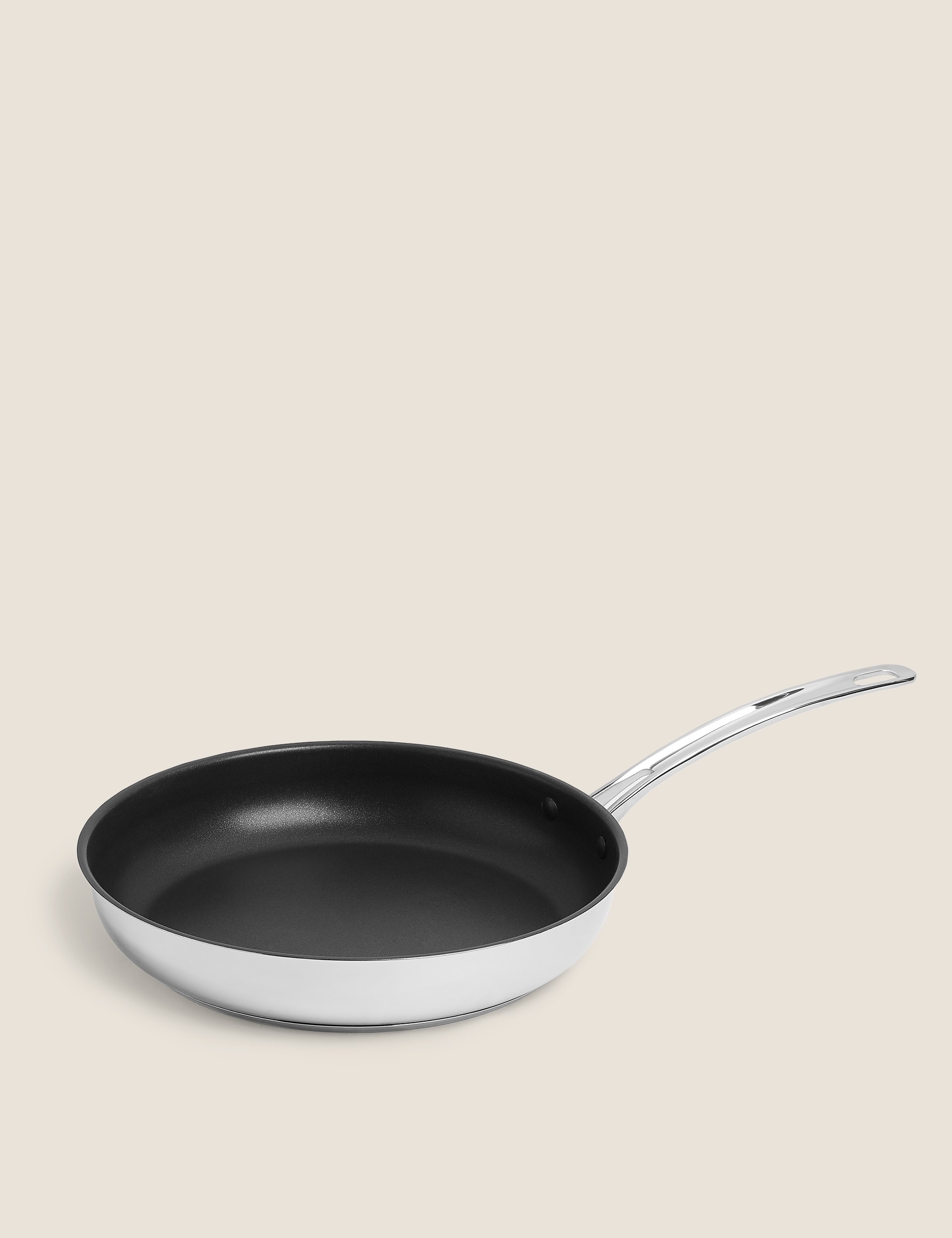 Stainless Steel 28cm Large Frying Pan | M&S Collection | M&S