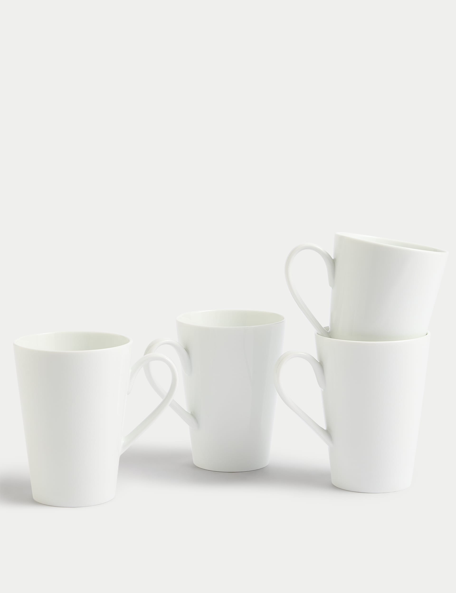 Set of 4 Maxim Latte Mugs | M&S Collection | M&S