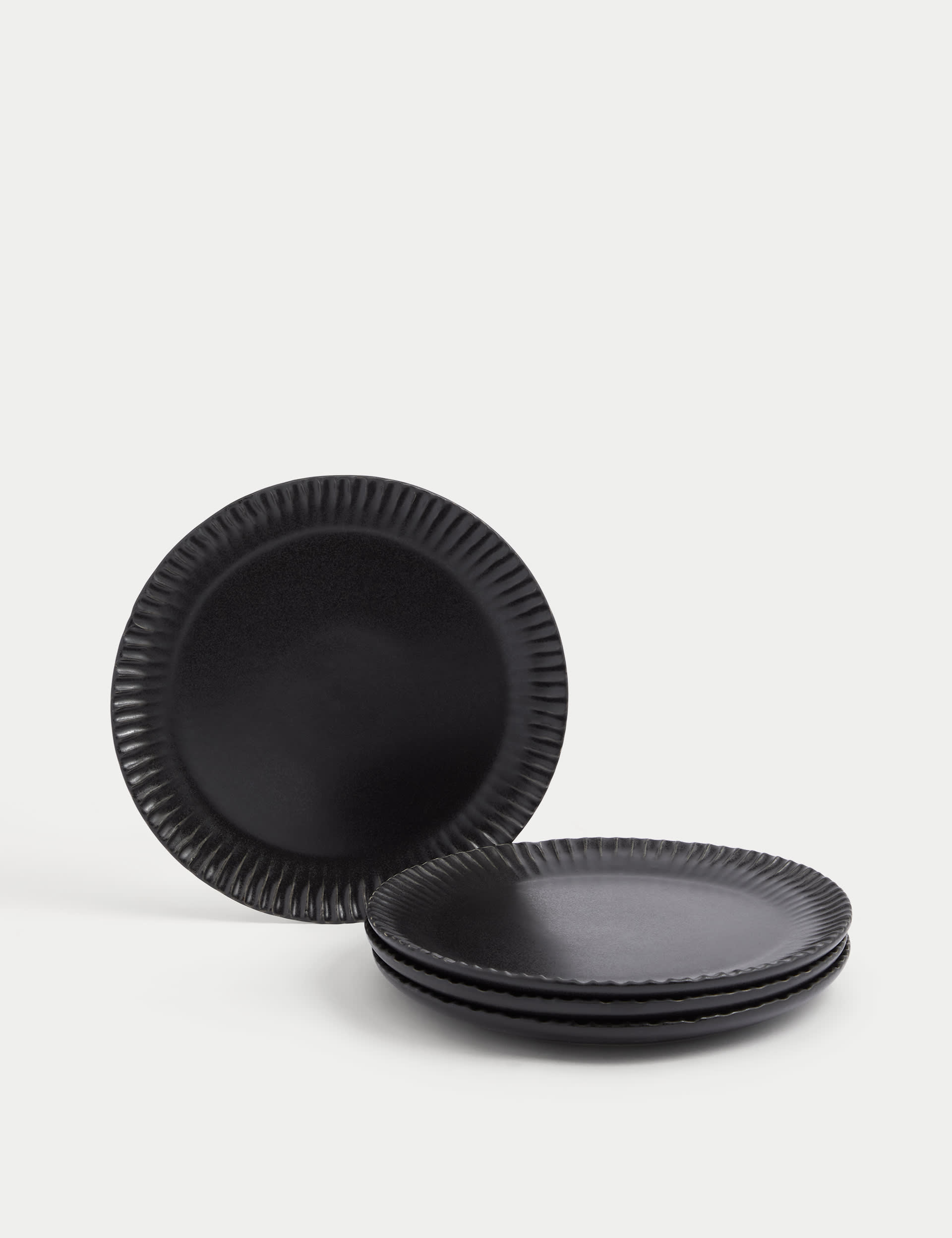 Set of 4 Textured Side Plates | M&S Collection | M&S