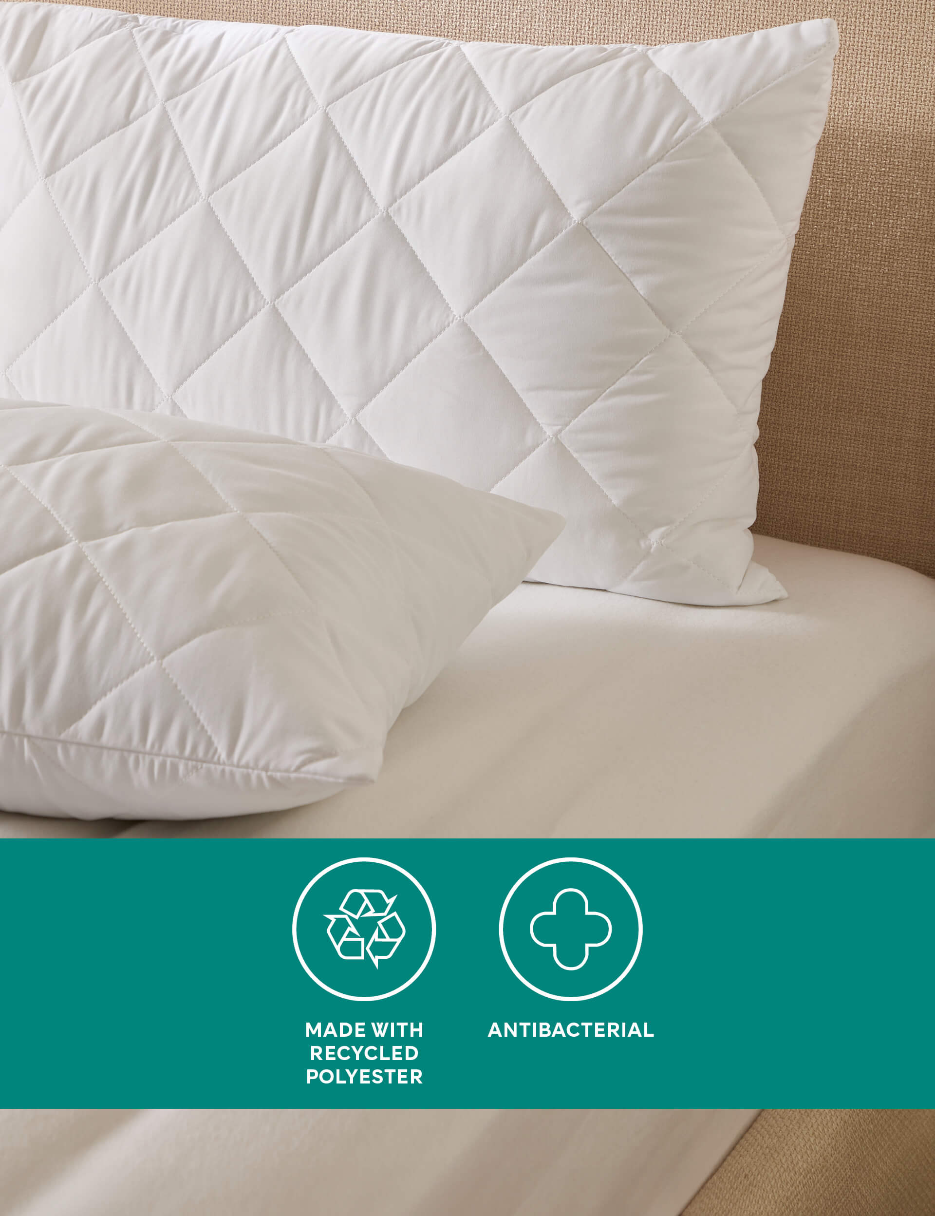2pk Simply Protect Pillow Protectors | M&S Collection | M&S