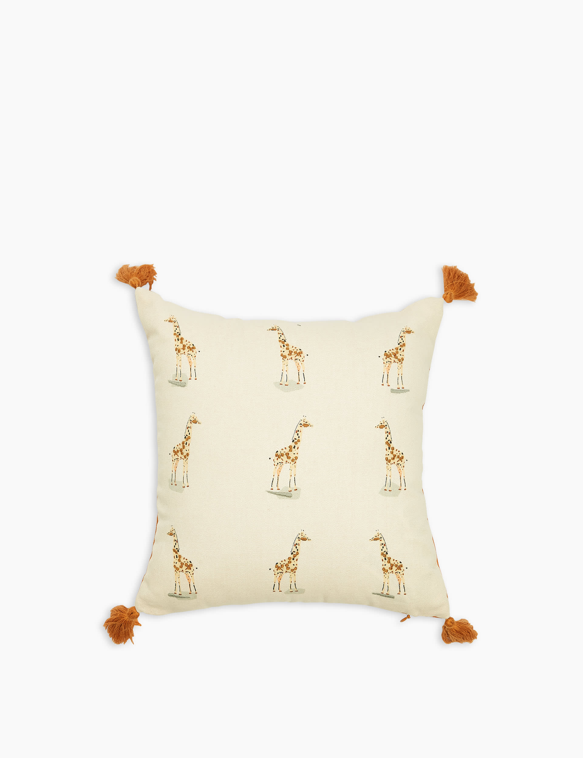 Pure Cotton Mini Embroidered Cushion | M&S