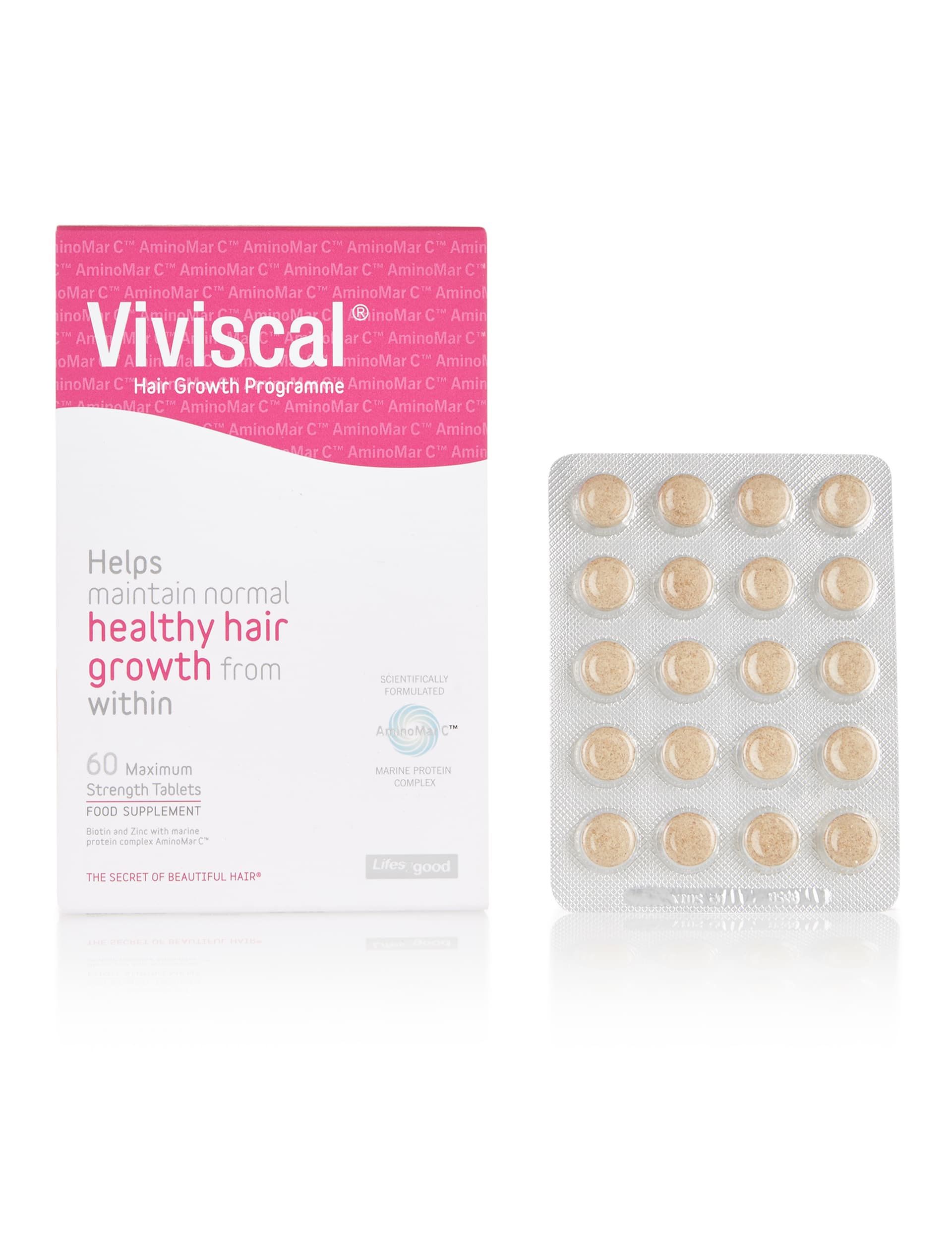 Maximum Strength Supplements (60 tablets) | Viviscal | M&S IE