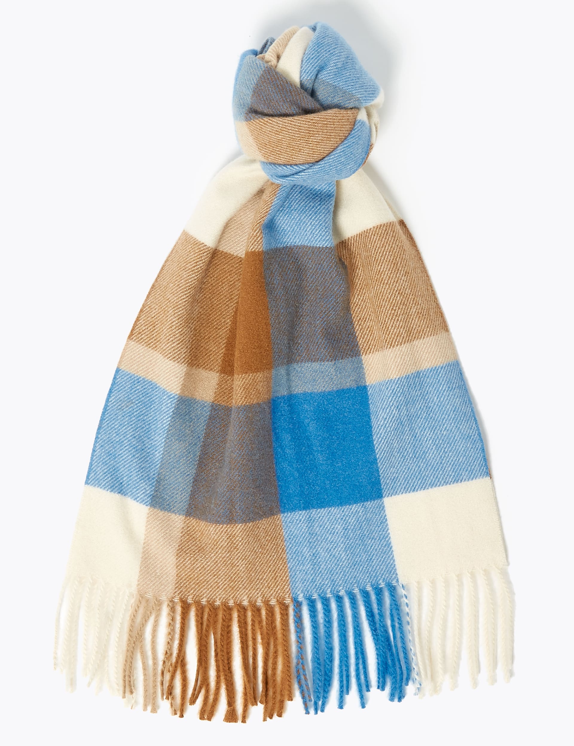 Checked Scarf | M&S Collection | M&S