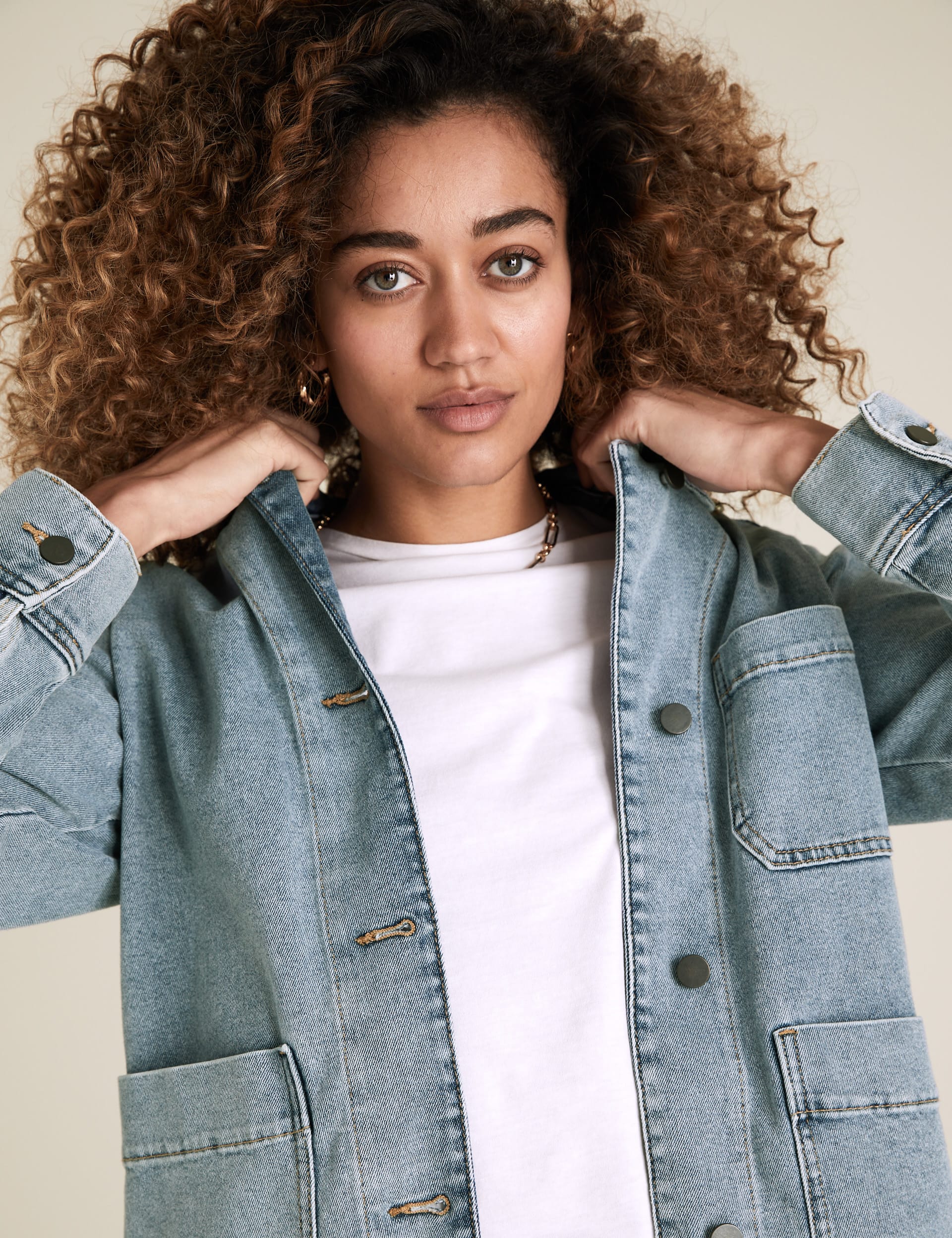 Denim Carpenter Jacket | M&S Collection | M&S
