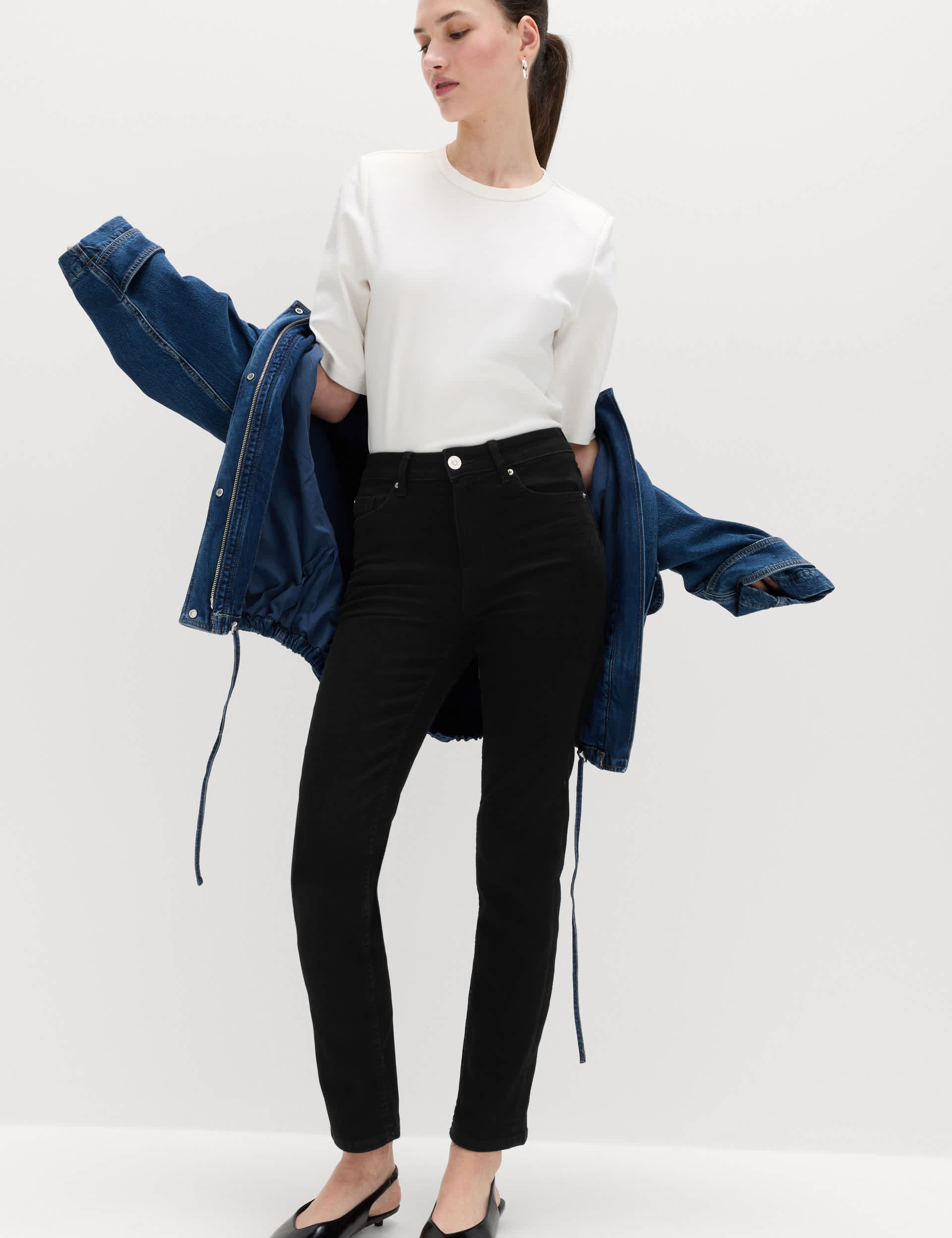 Sienna Straight Leg Jeans with Stretch | M&S Collection | M&S