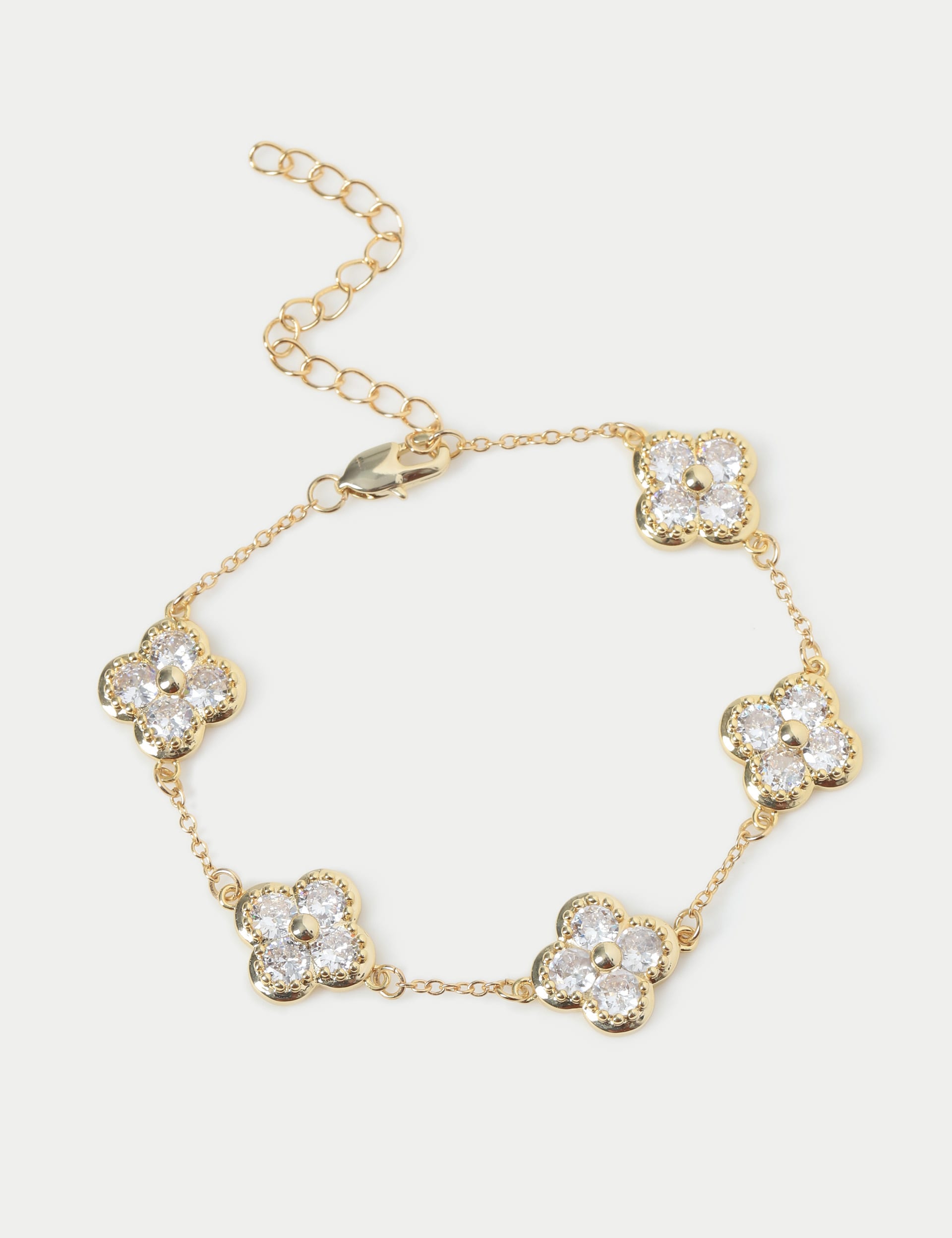 Cubic Zirconia Flower Wristwear | Autograph | M&S