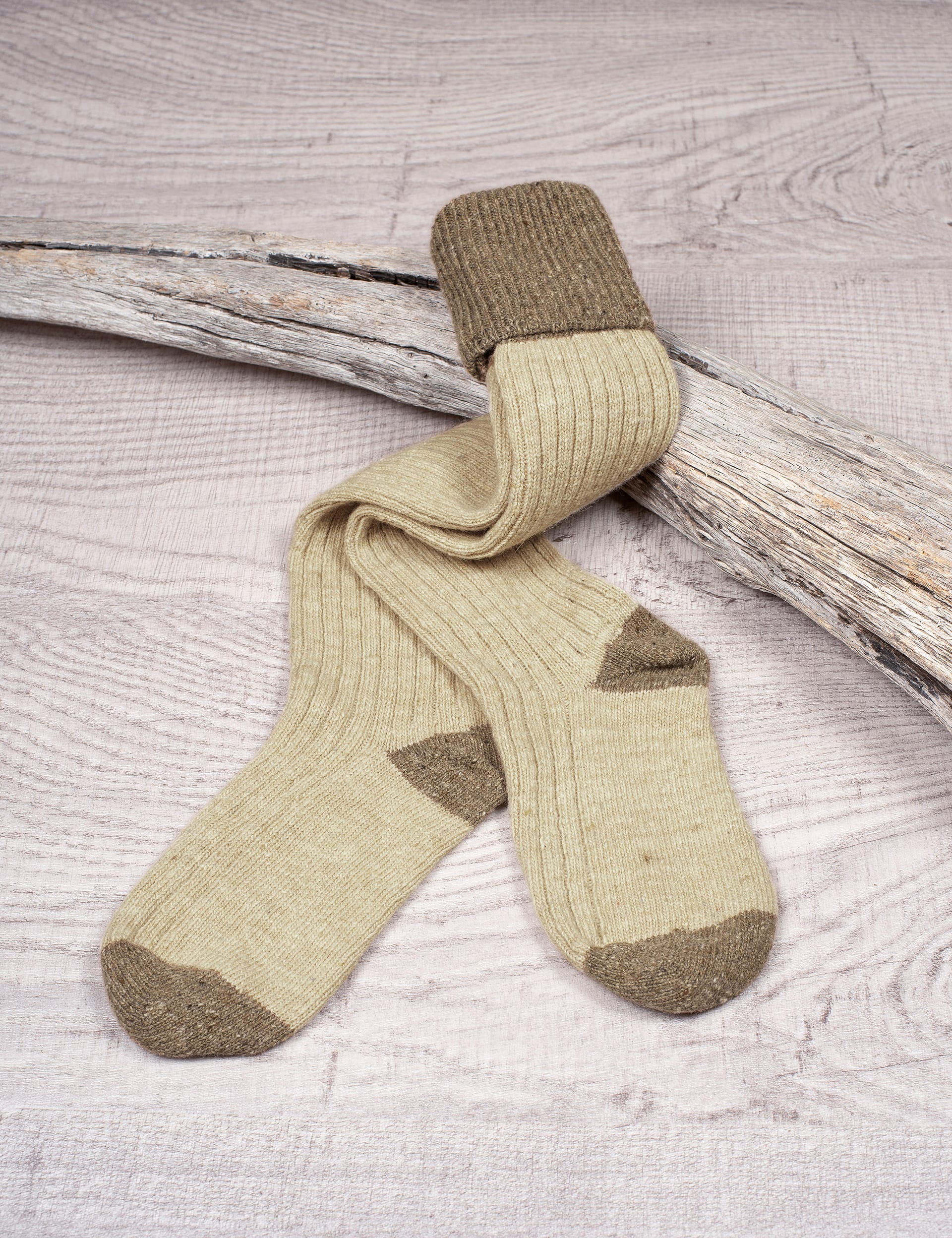 Merino Wool Ribbed Knee High Socks | Celtic & Co. | M&S