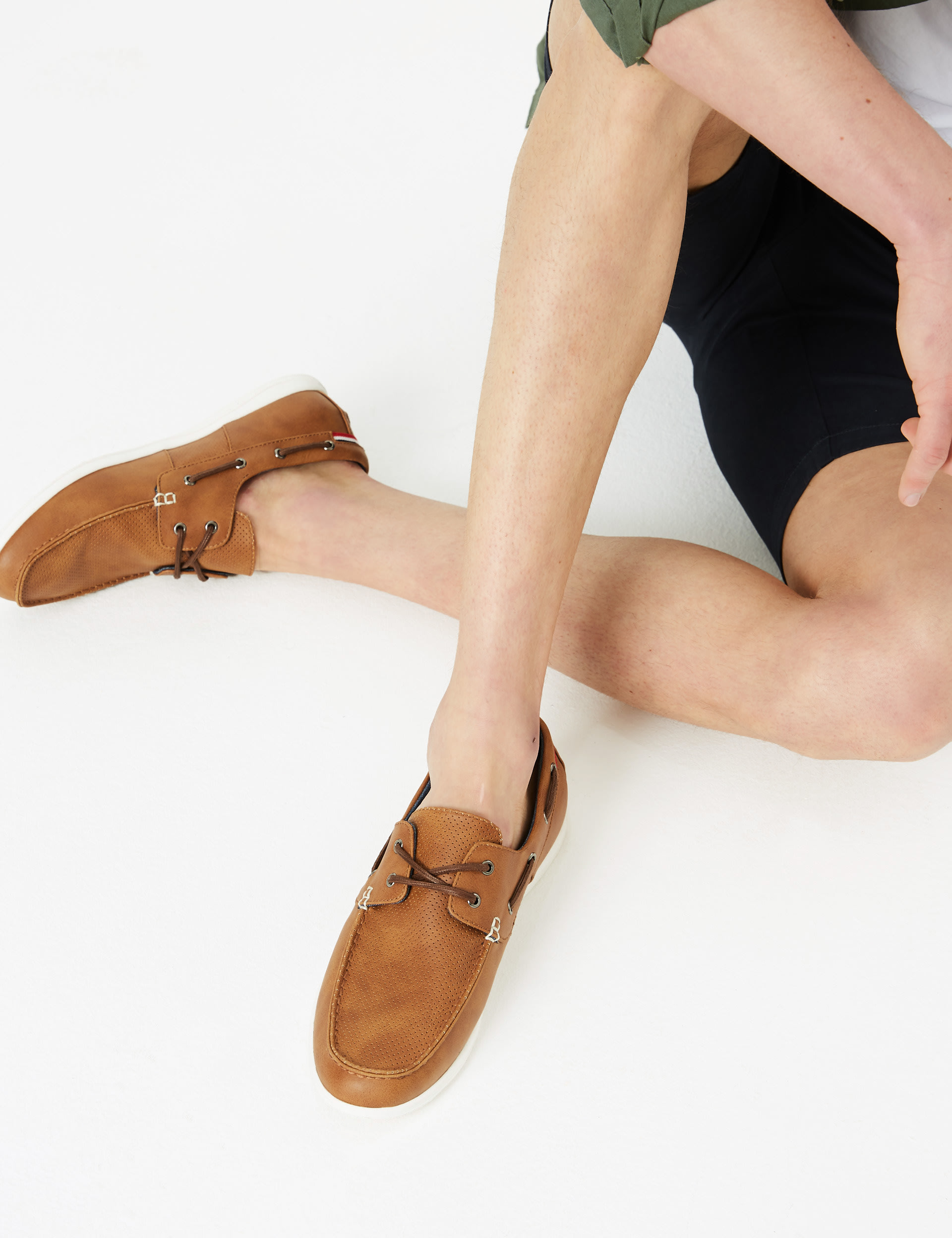 Perforated Boat Shoes | M&S Collection | M&S