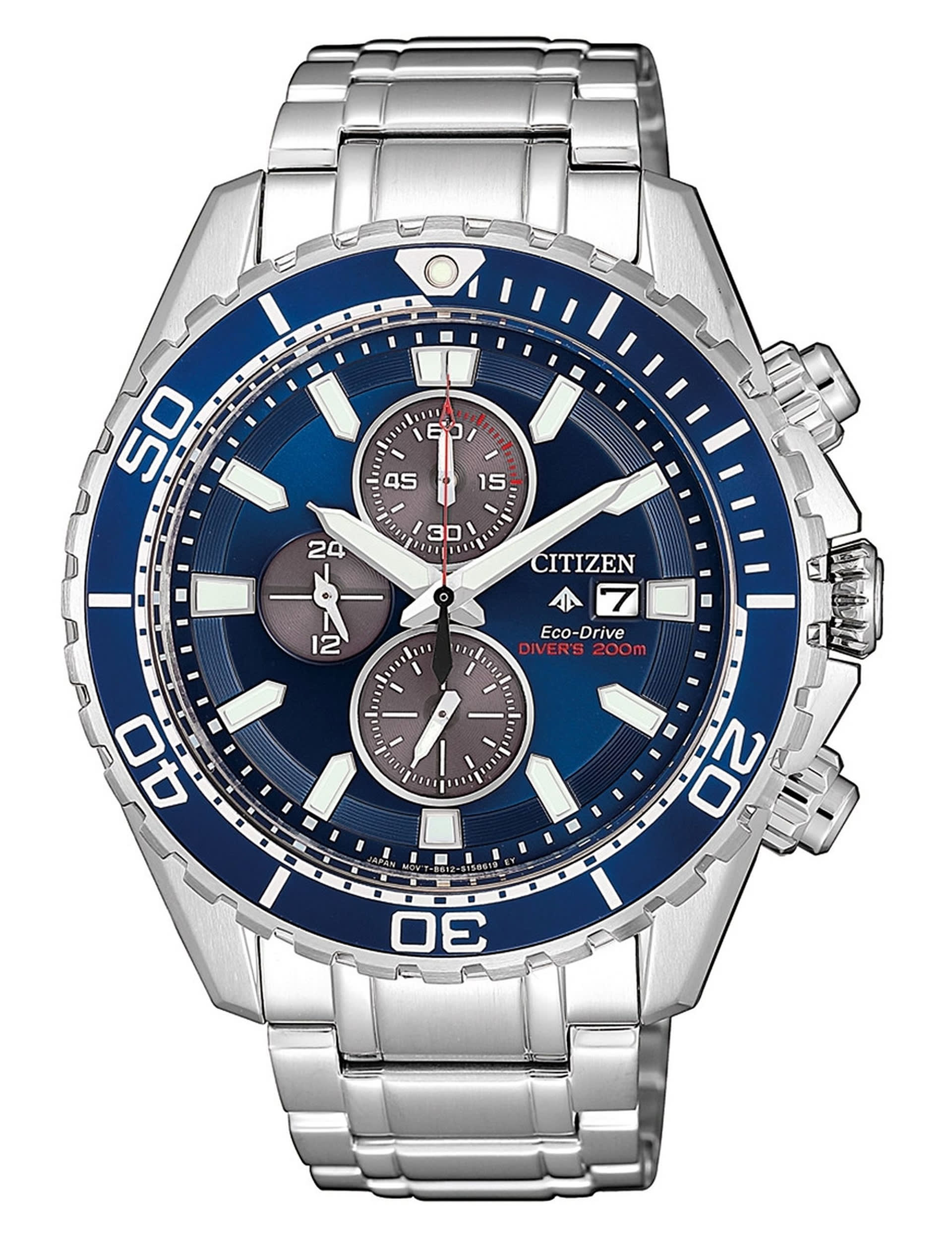 Citizen Promaster Diver's Stainless Steel Chronograph Watch | Citizen | M&S