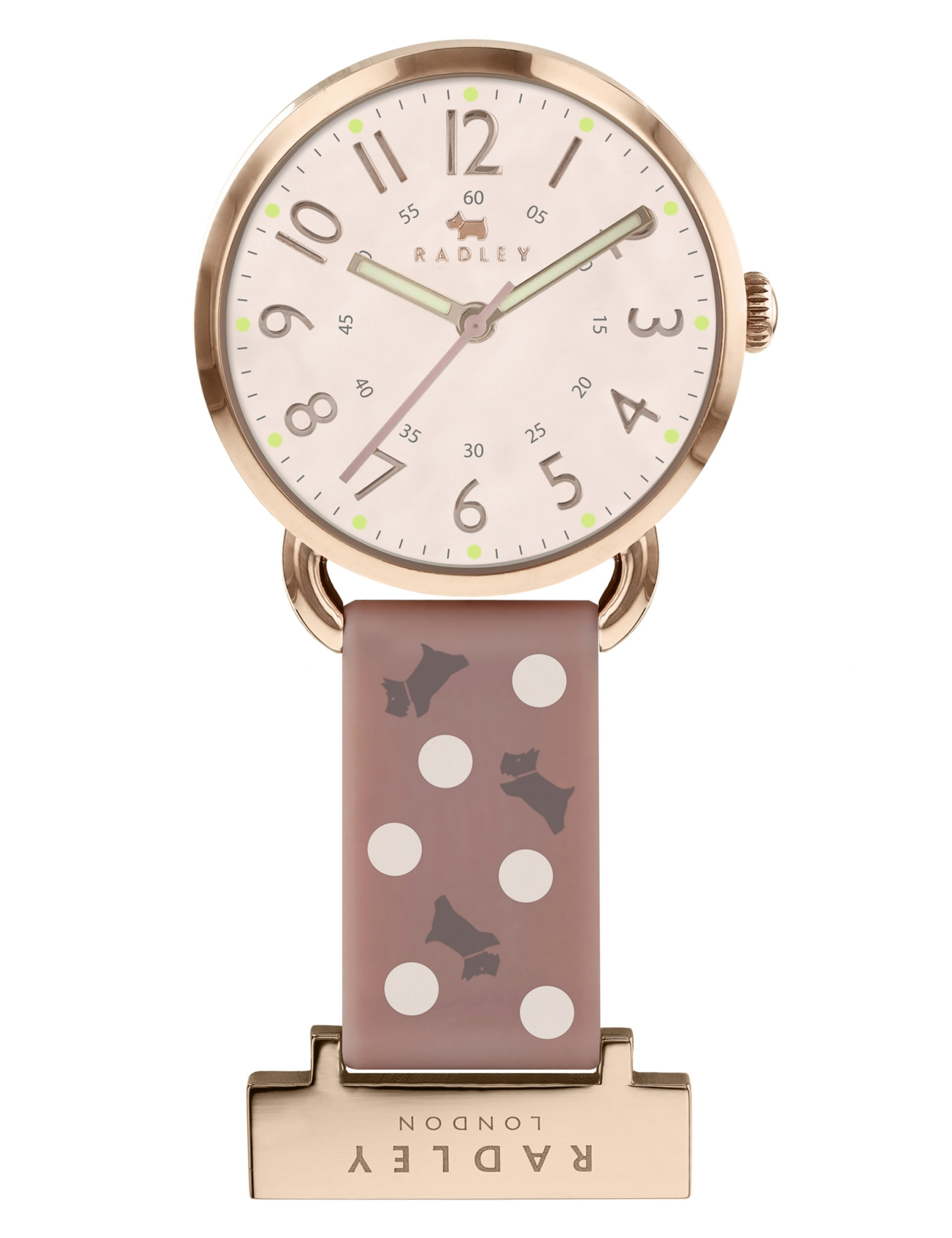 Radley Dog Print Nurses Fob Leather Watch | Radley | M&S