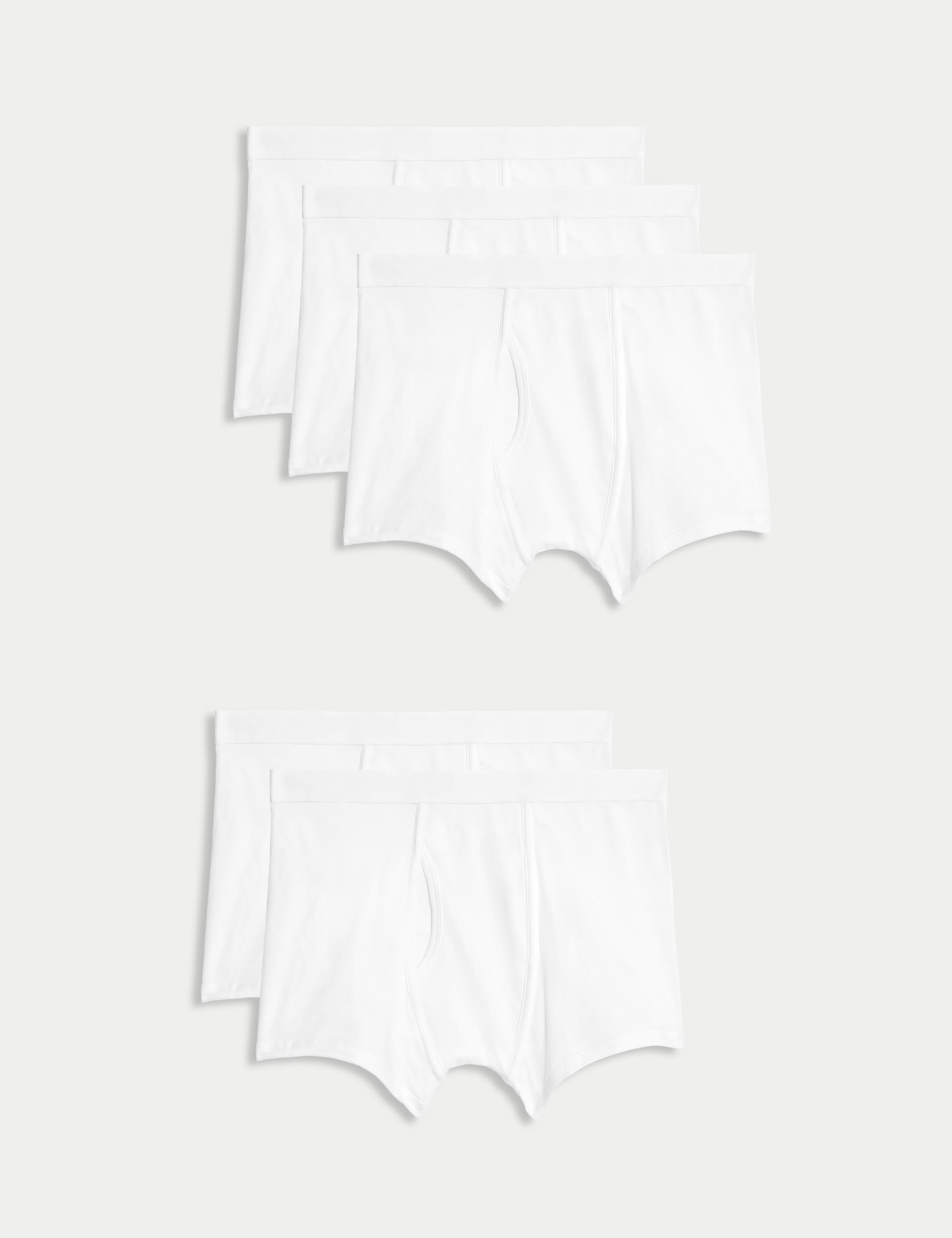 5pk Cotton Stretch Cool & Fresh™ Trunks | M&S Collection | M&S