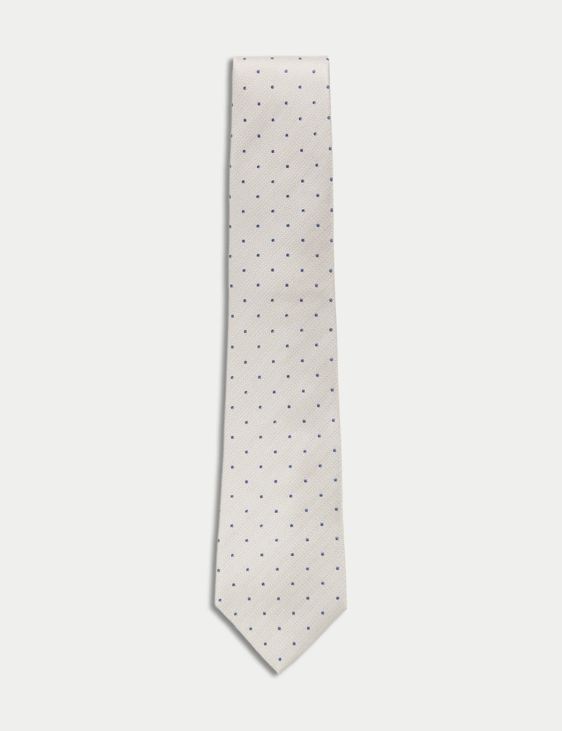 Pure Silk Polka Dot Tie | M&S SARTORIAL | M&S