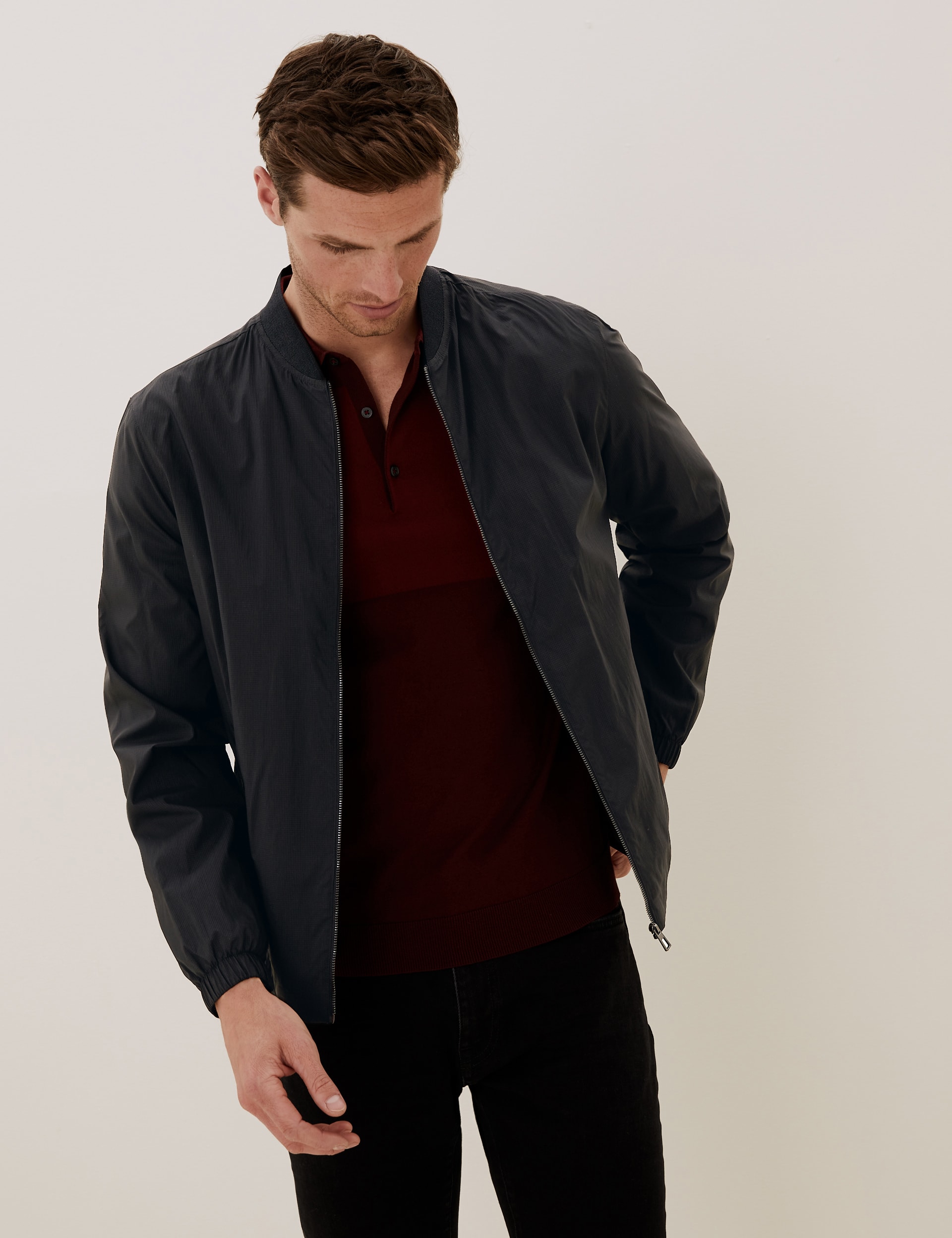 Bomber Jacket with Stormwear | Autograph | M&S