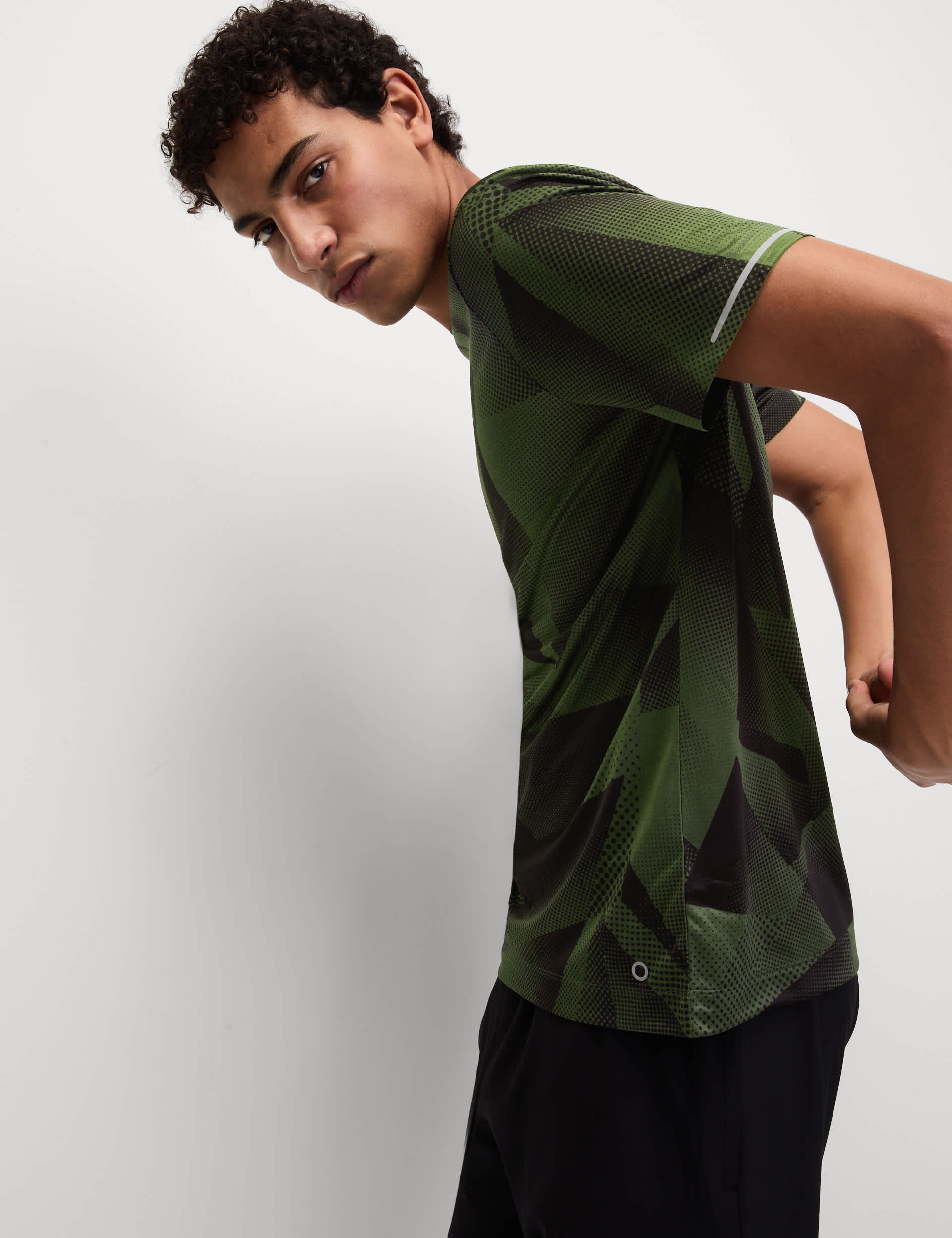 Abstract Print Training T-Shirt | Goodmove | M&S