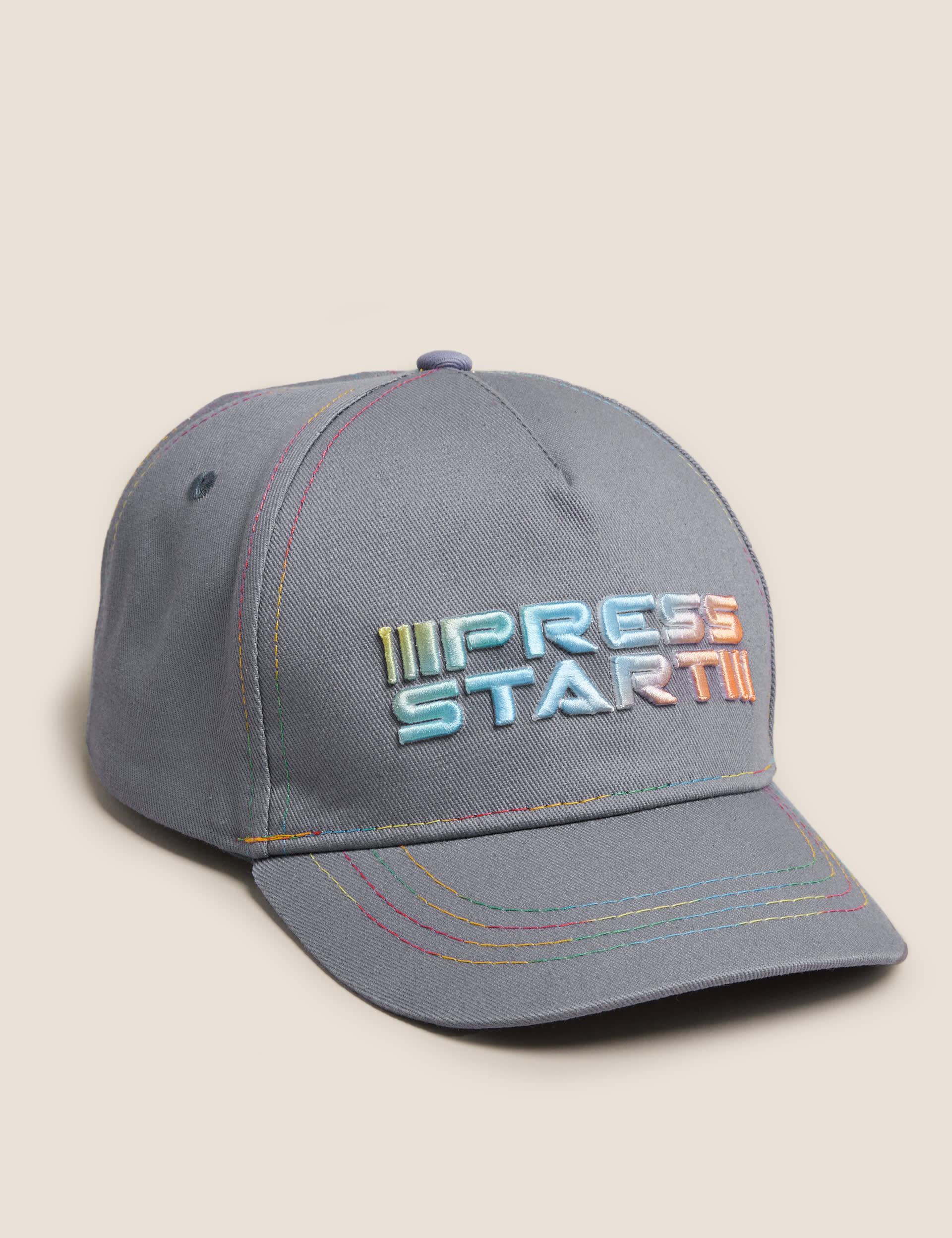 Kids' Pure Cotton Slogan Baseball Cap (6-13 Yrs) | M&S