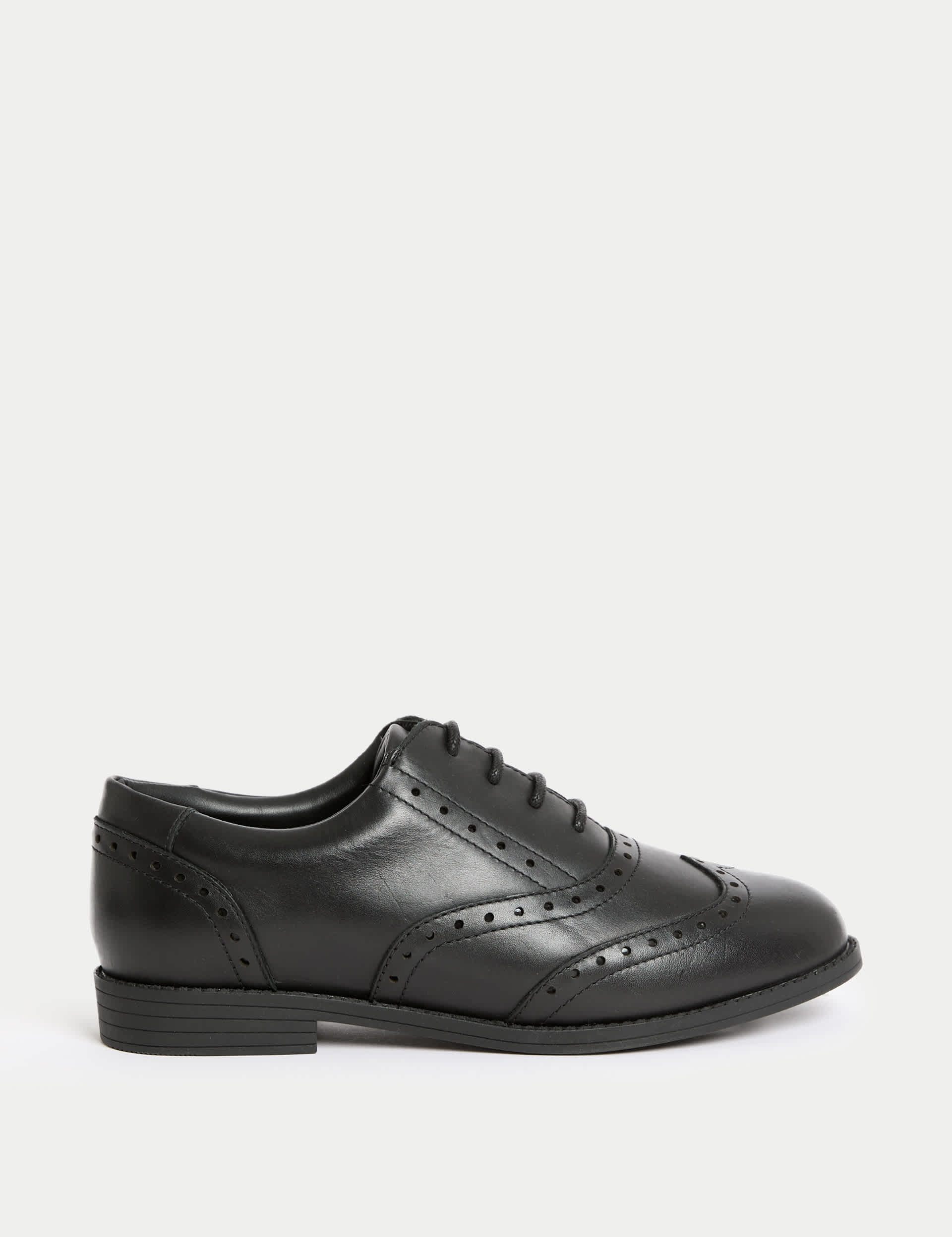 Kids’ Leather Lace-up Brogues School Shoes (13 Small - 7 Large) | M&S ...