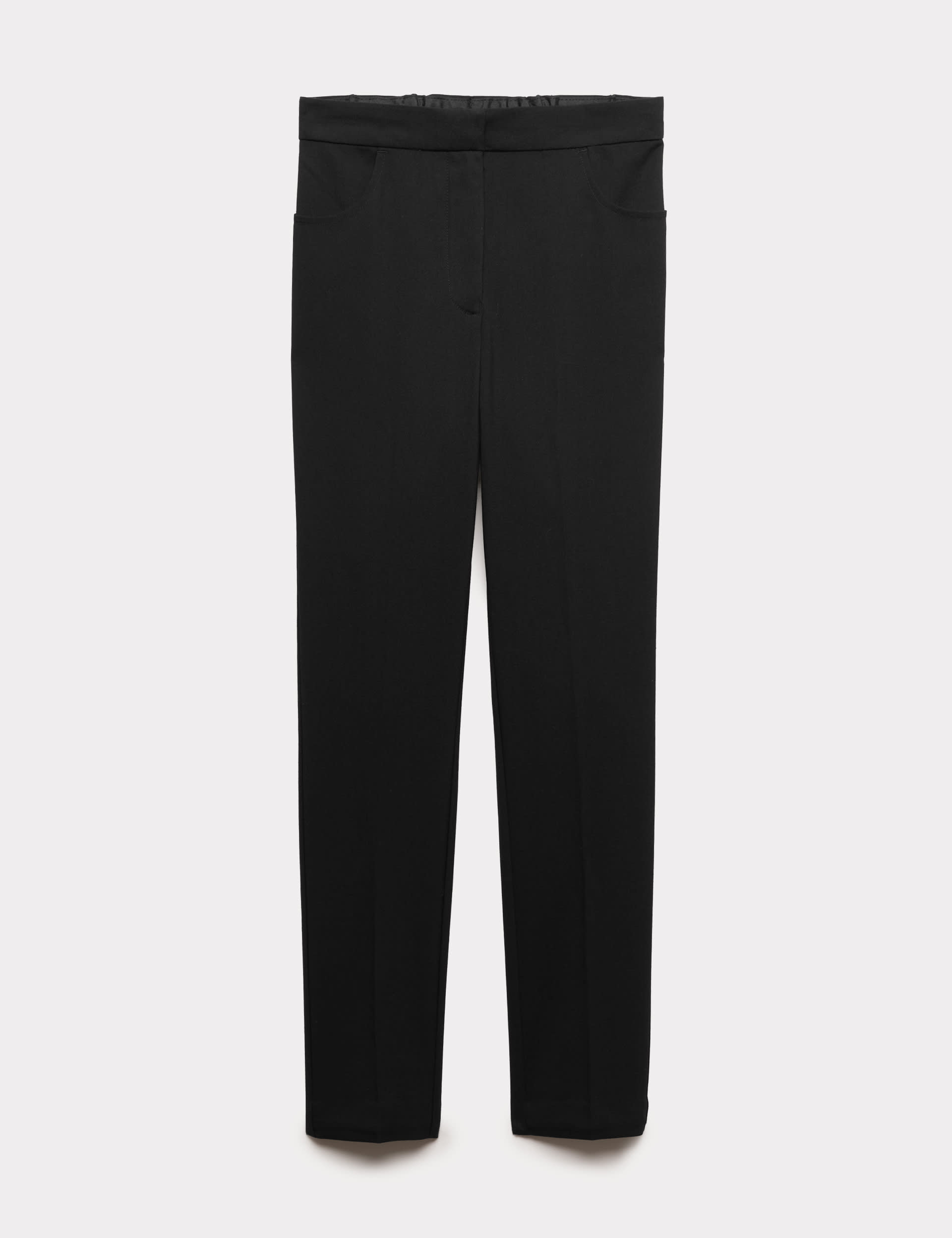 Girls High Waist Skinny School Trousers (9-18 Yrs) | M&S Collection | M&S