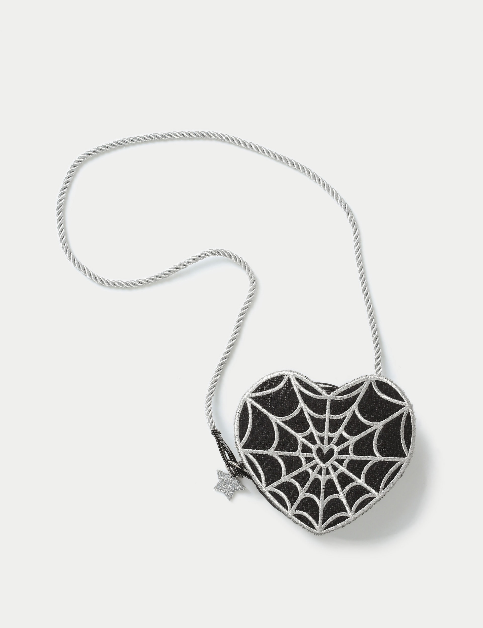 Halloween Cobweb Heart Crossbody Bag | M&S Collection | M&S