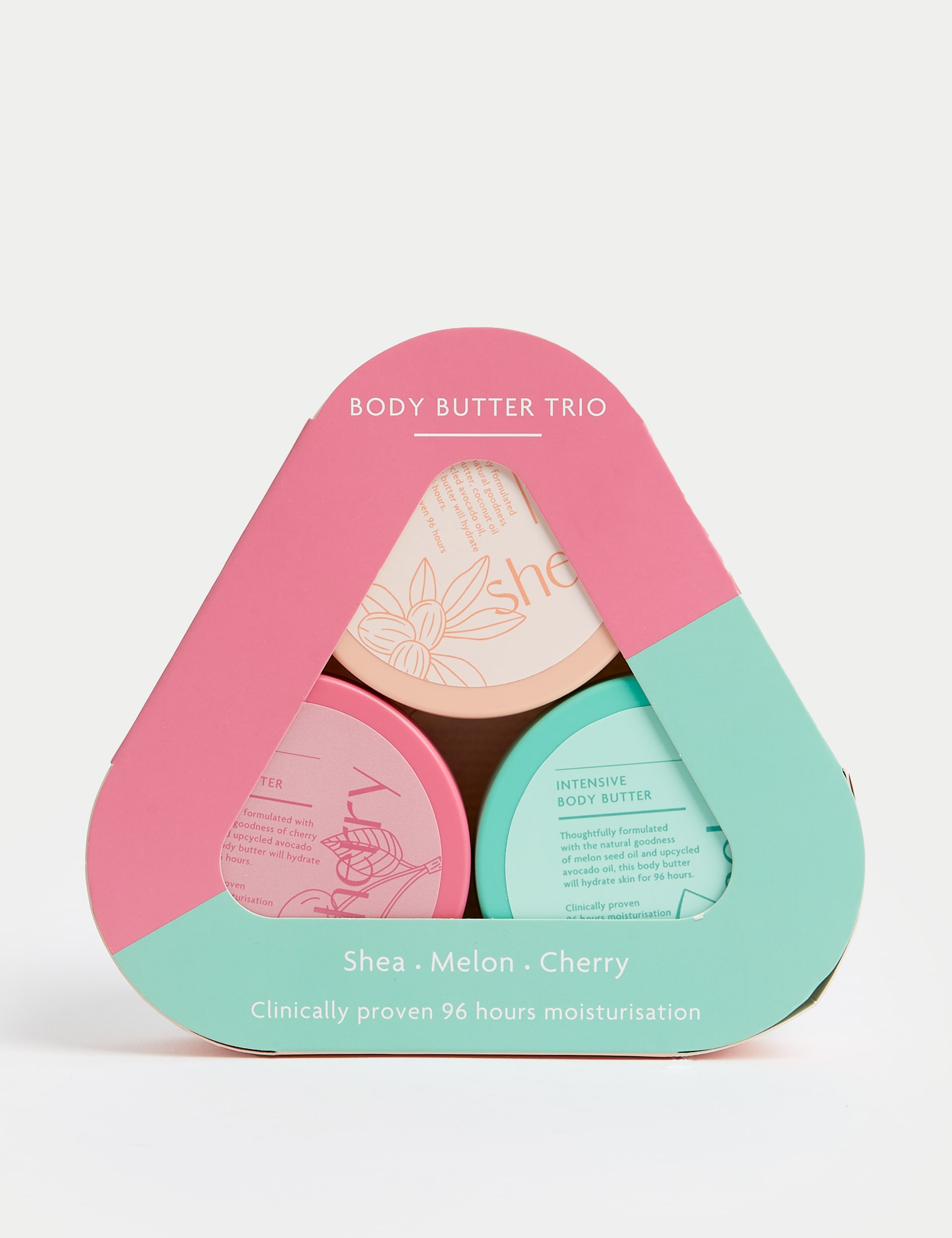 Shea Melon & Cherry Body Butter Trio | Burst Bodycare | M&S
