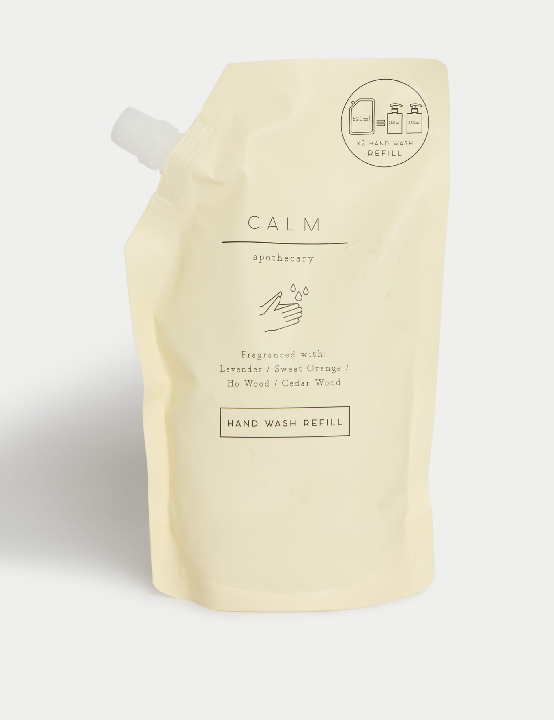 Calm Hand Wash Refill 520ml | Apothecary | M&S
