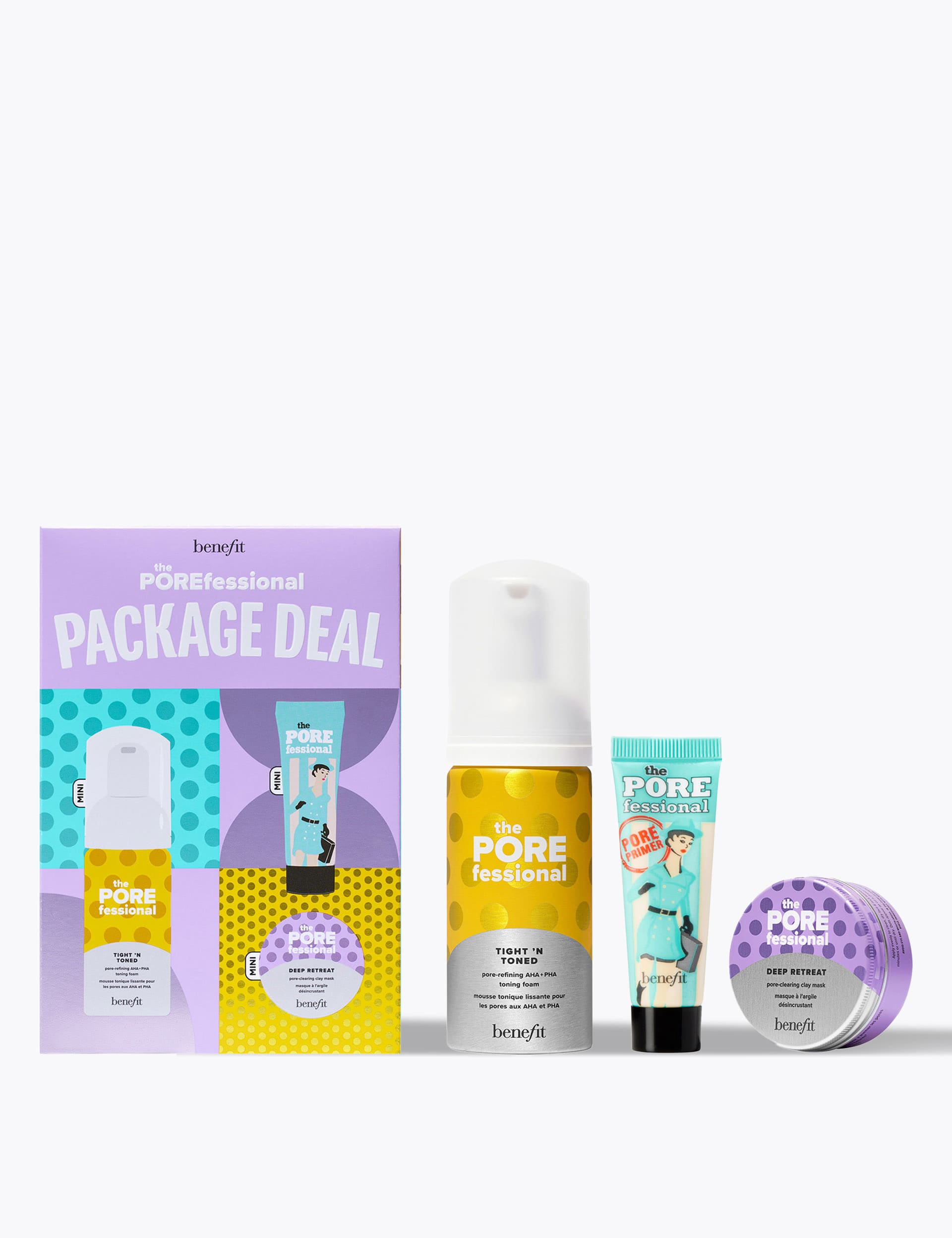The Porefessional Package Deal Pore Care Mini Set | BENEFIT | M&S