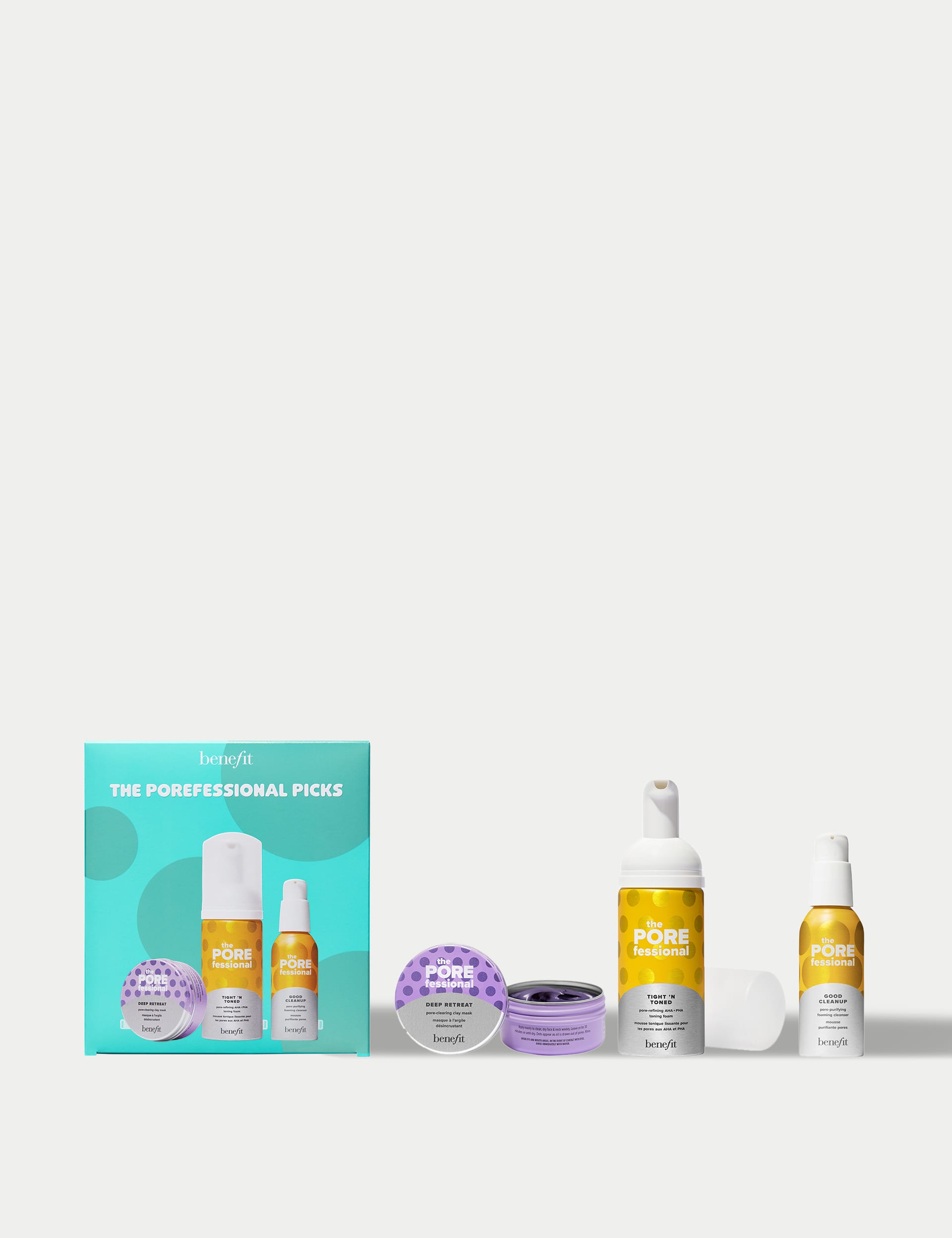 The Porefessional Picks 2024 Pore Care Routine Trial Set | BENEFIT | M&S