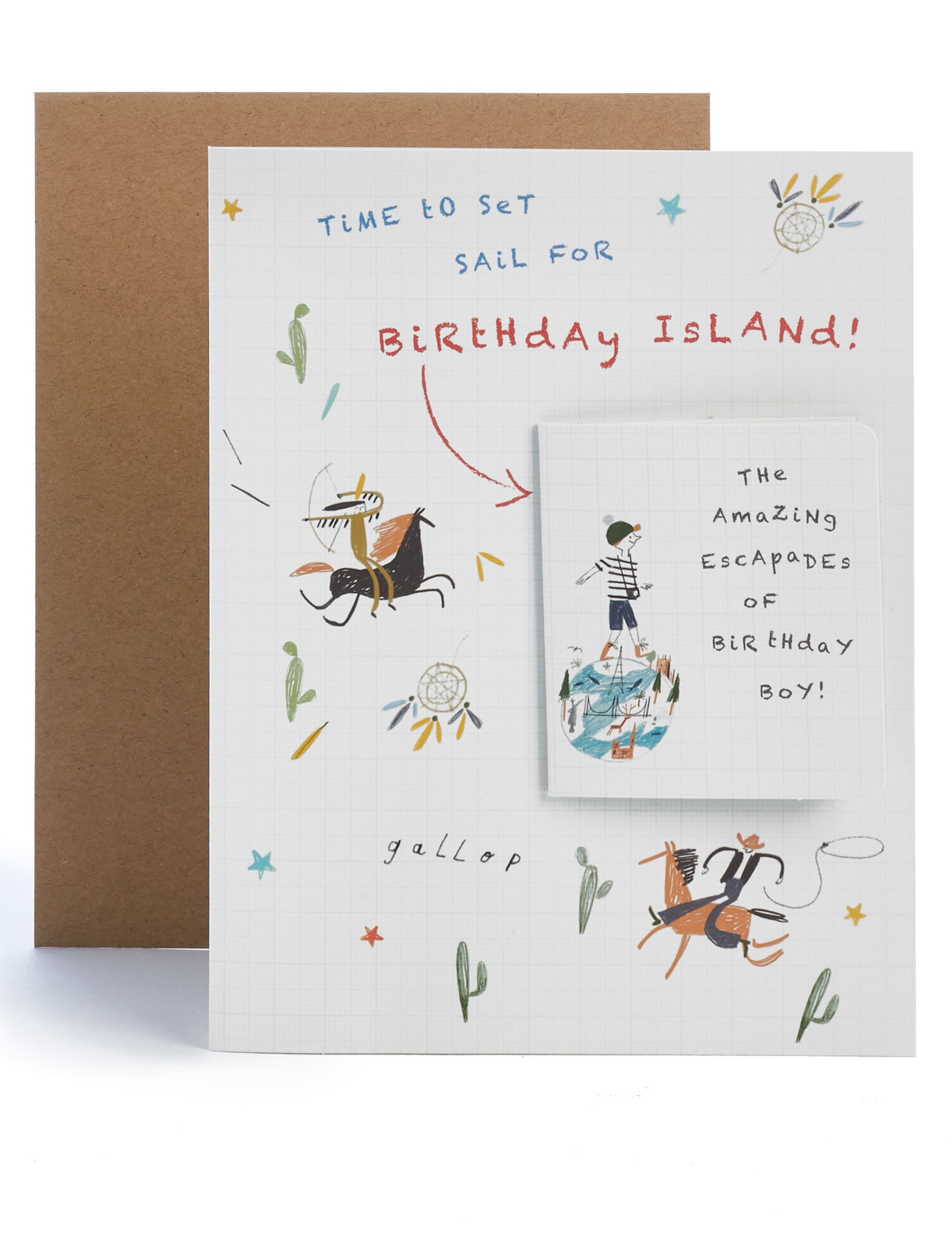 Adventure Storybook Birthday Card | M&S