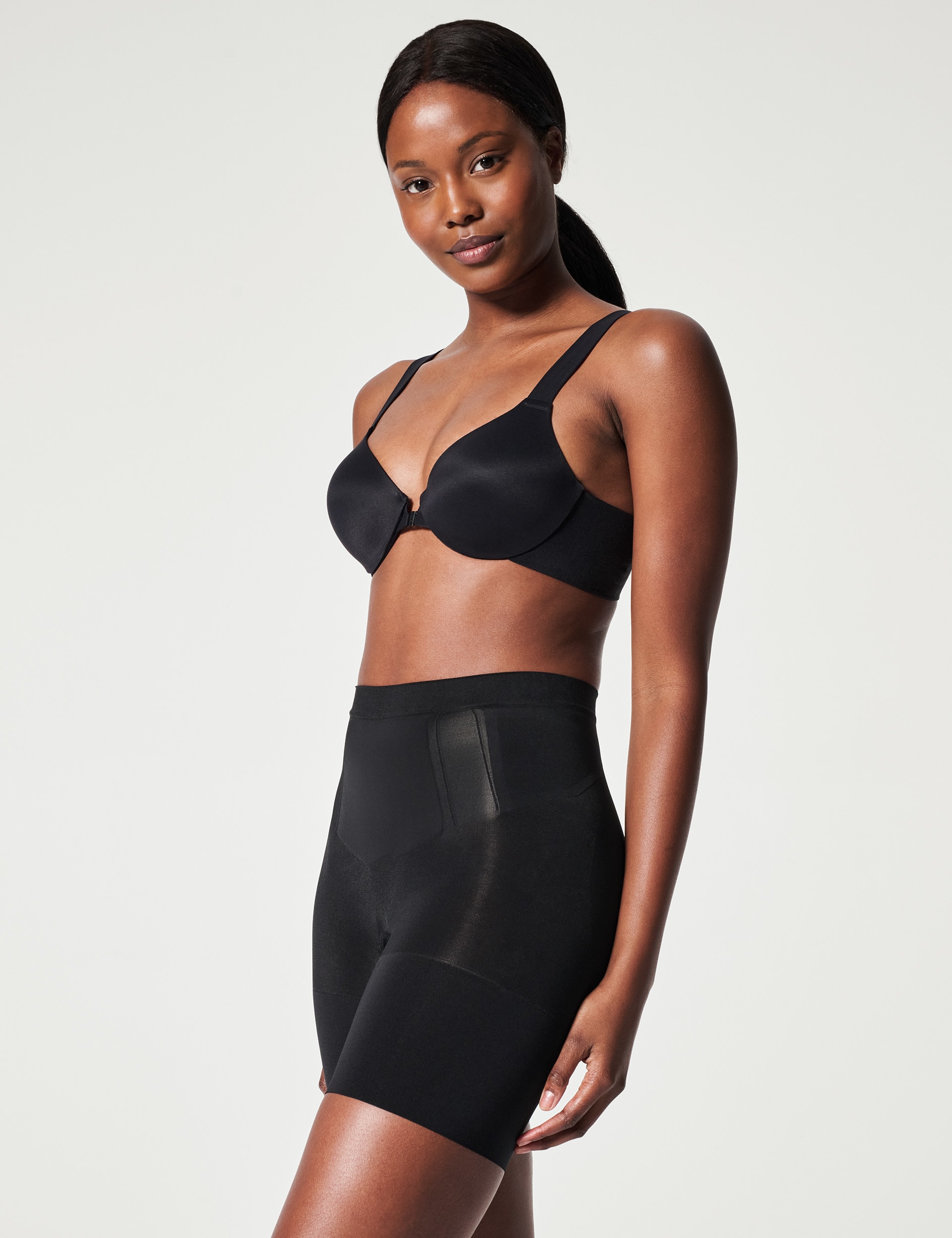 Oncore Firm Control Mid-Thigh Shorts | SPANX | M&S