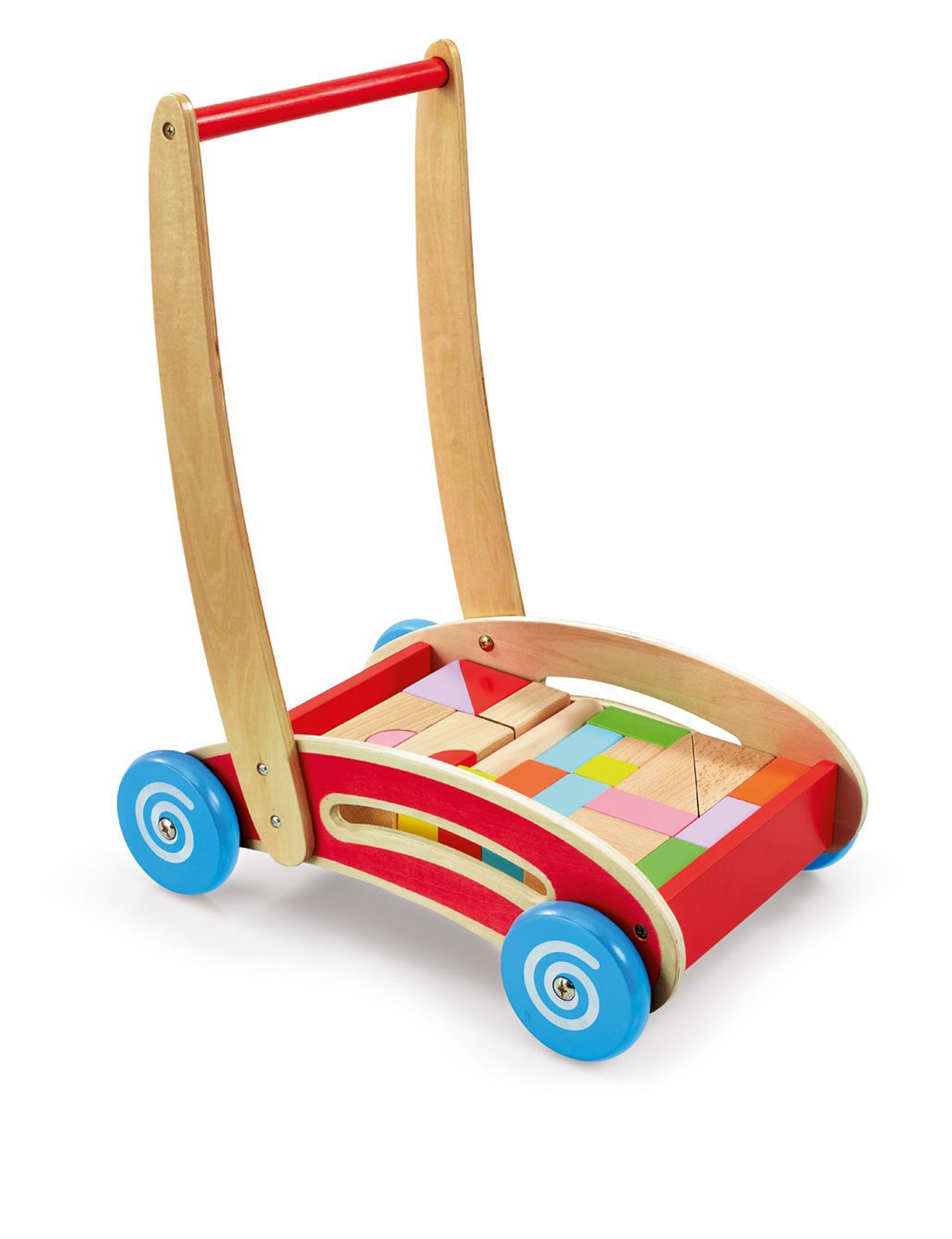 Trolley & Blocks Set (12+ Mths) | Woodlets | M&S