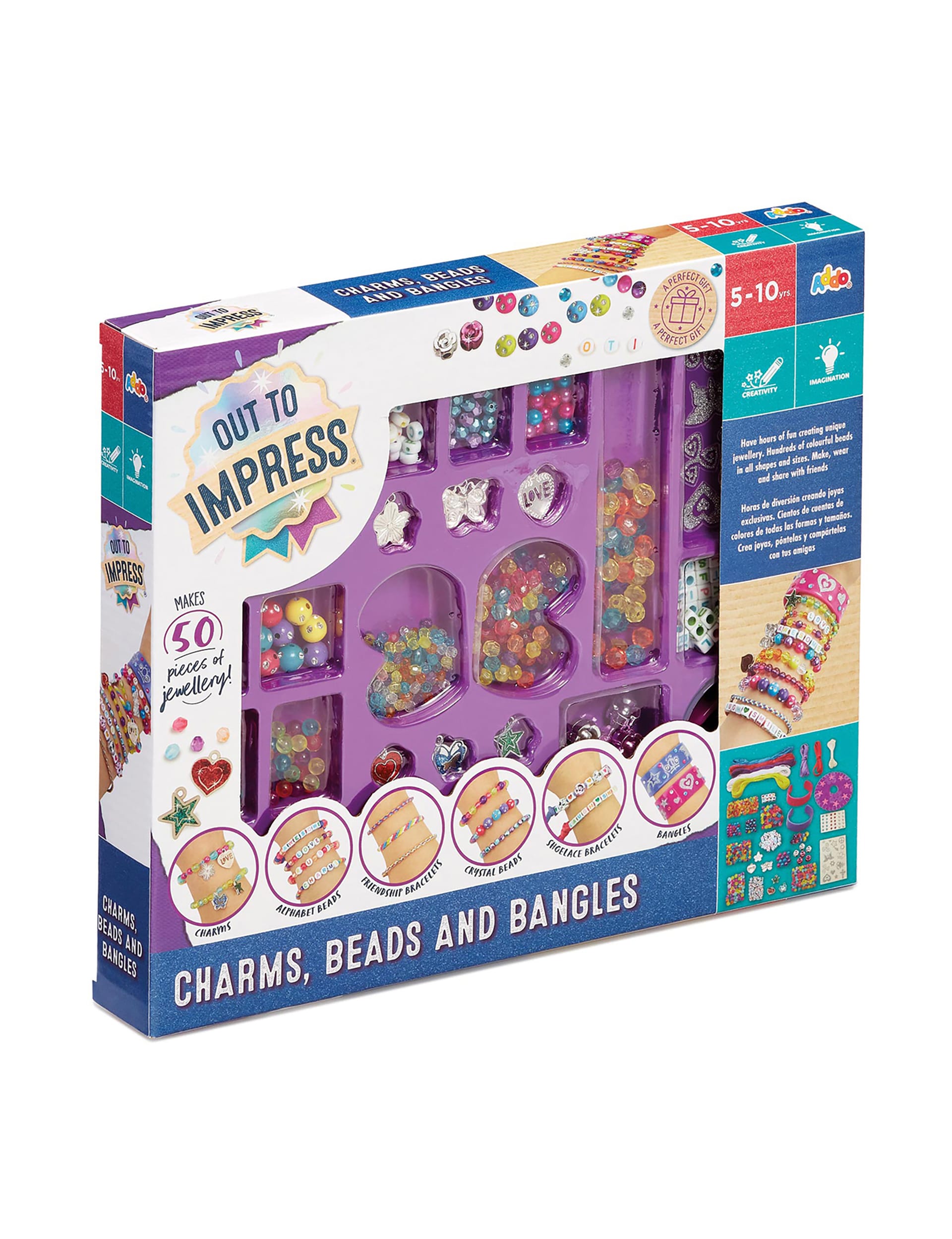 Charms, Beads & Bangles Making Set (5+ Yrs) | Out to Impress | M&S